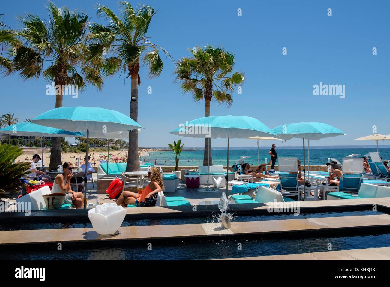 Anima Beach, Can Pere Antoni Beach, Palma di Maiorca, isole Baleari ...