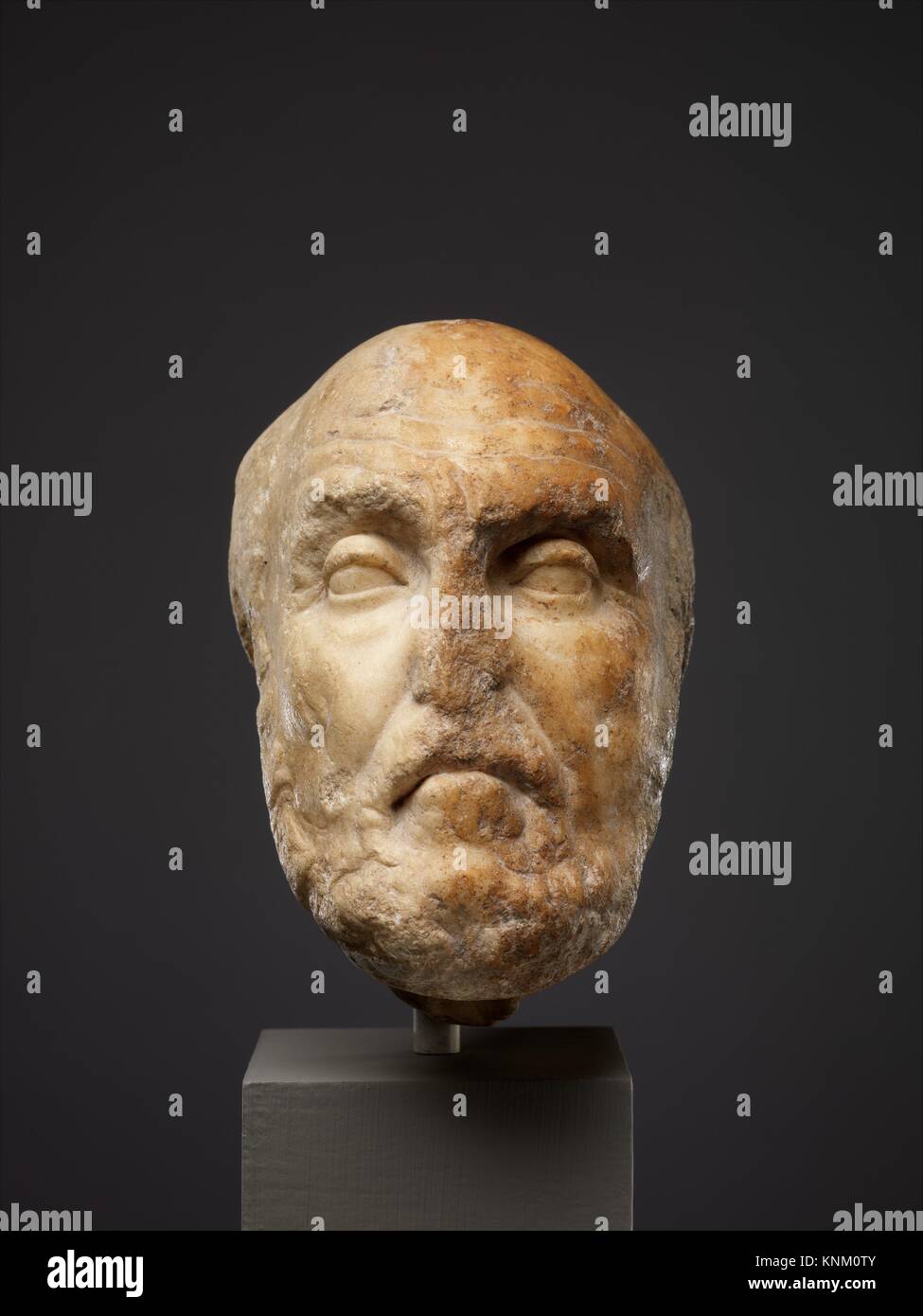 Marble Head Philosopher Roman Imperial Period Greek Statue Copy ...