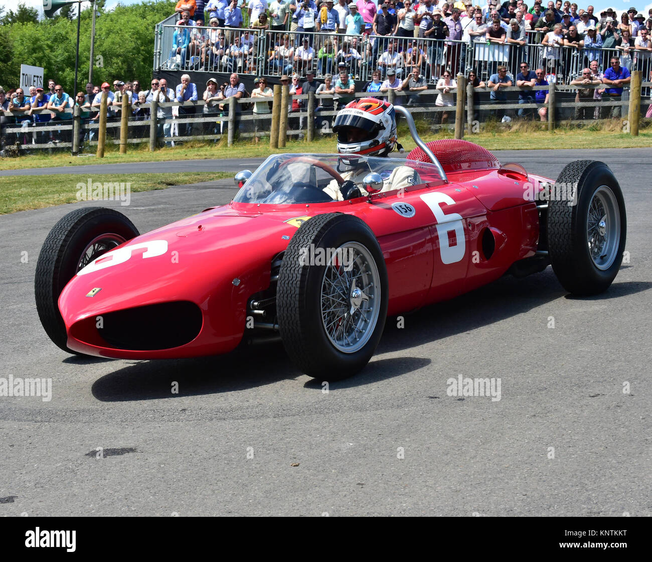 Emanuele Pirro, Ferrari 156, Sharknose, Goodwood Festival di velocità ...