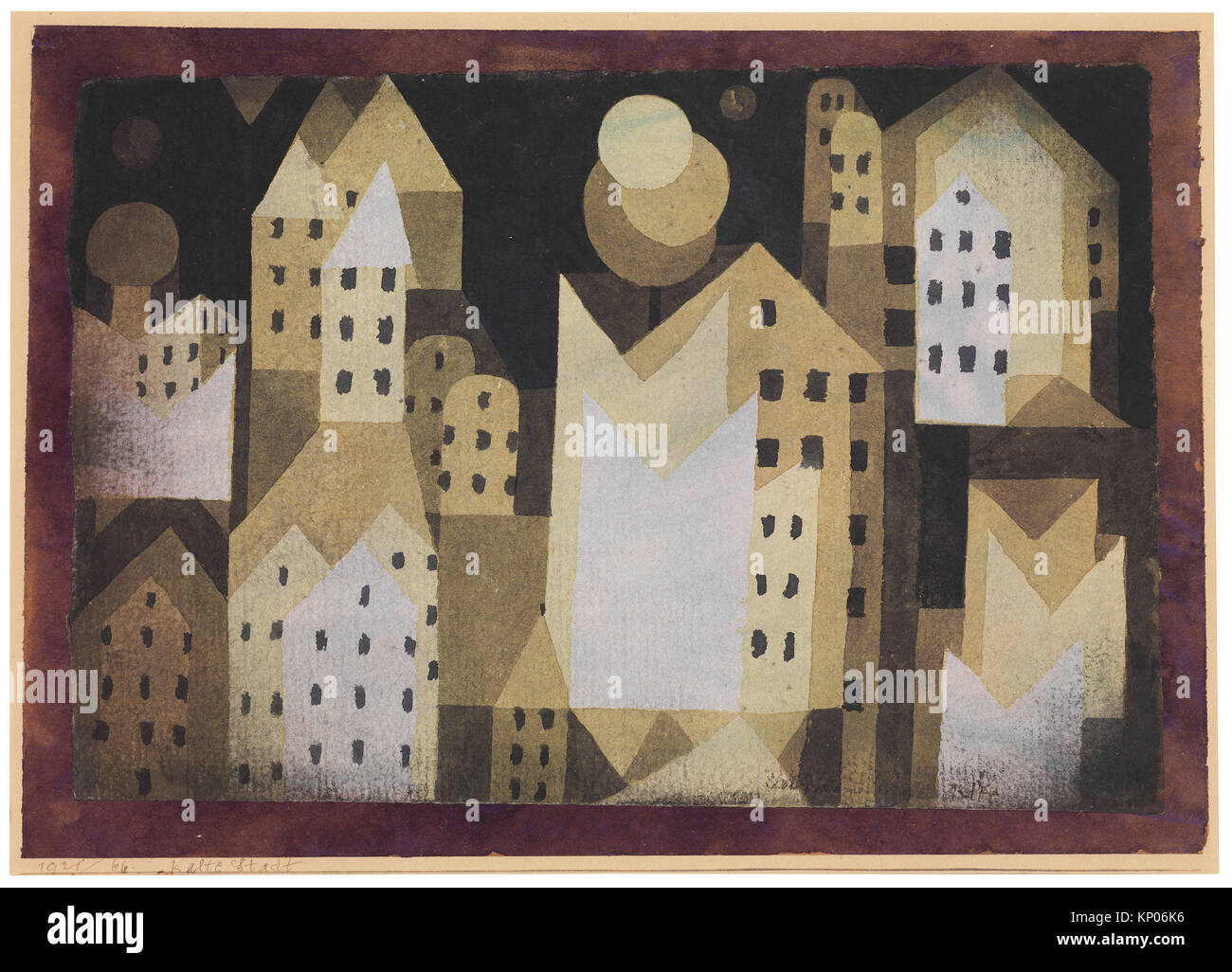 Città fredda. Artista: Paul Klee (tedesco nato (Svizzera ...