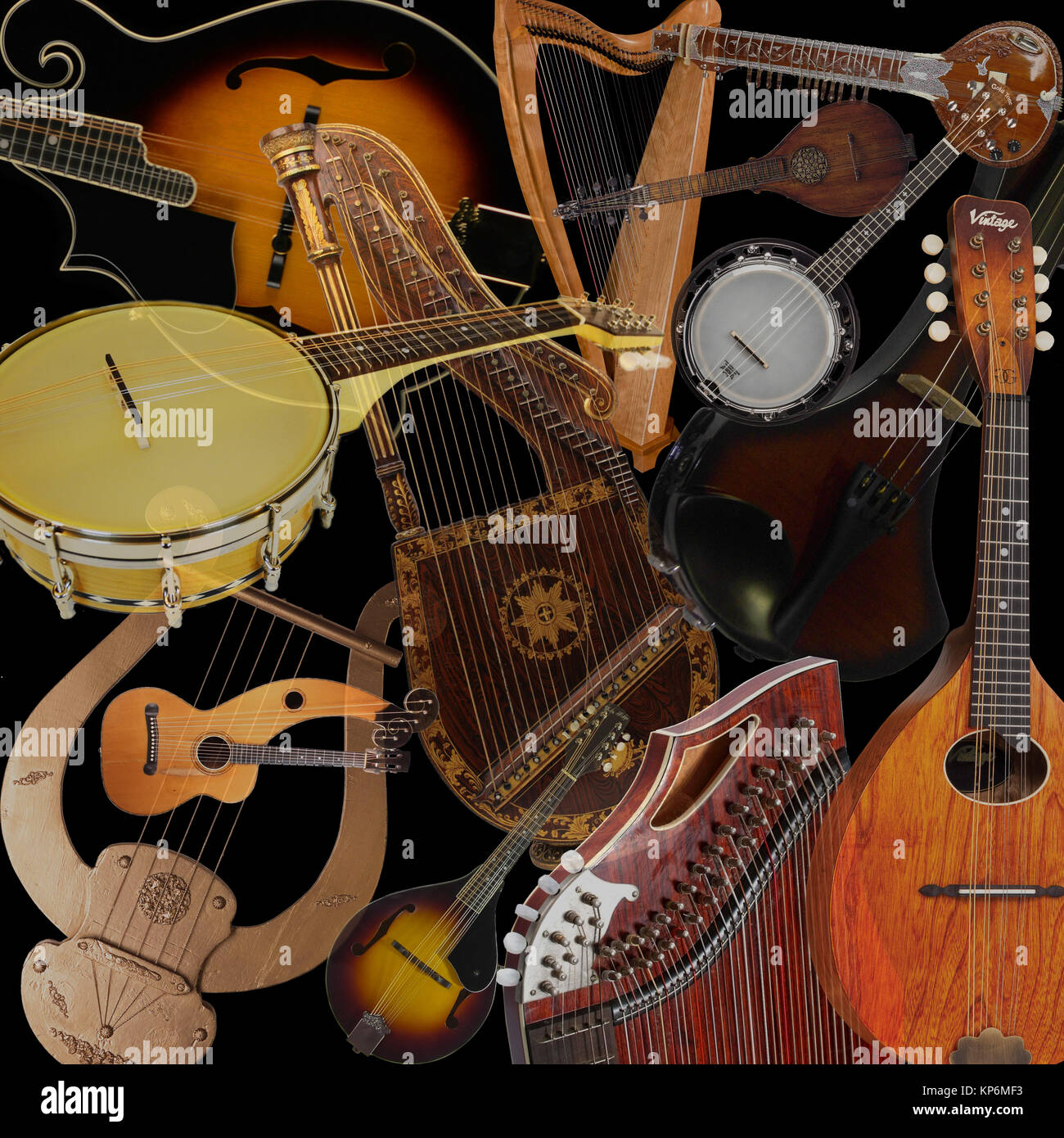 Stringed musical instruments immagini e fotografie stock ad alta ...