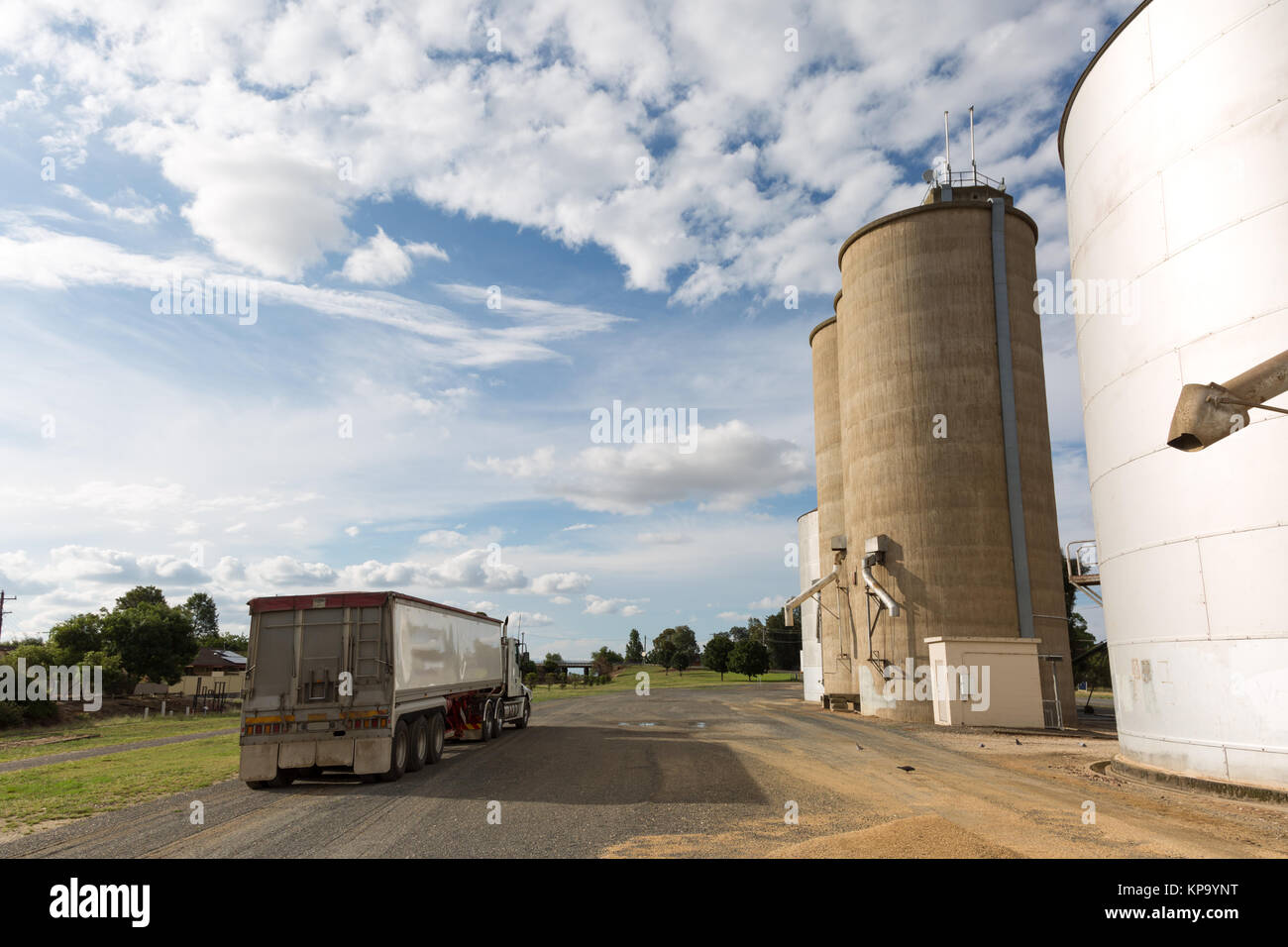 Silos per cereali in acciaio immagini e fotografie stock ad alta ...