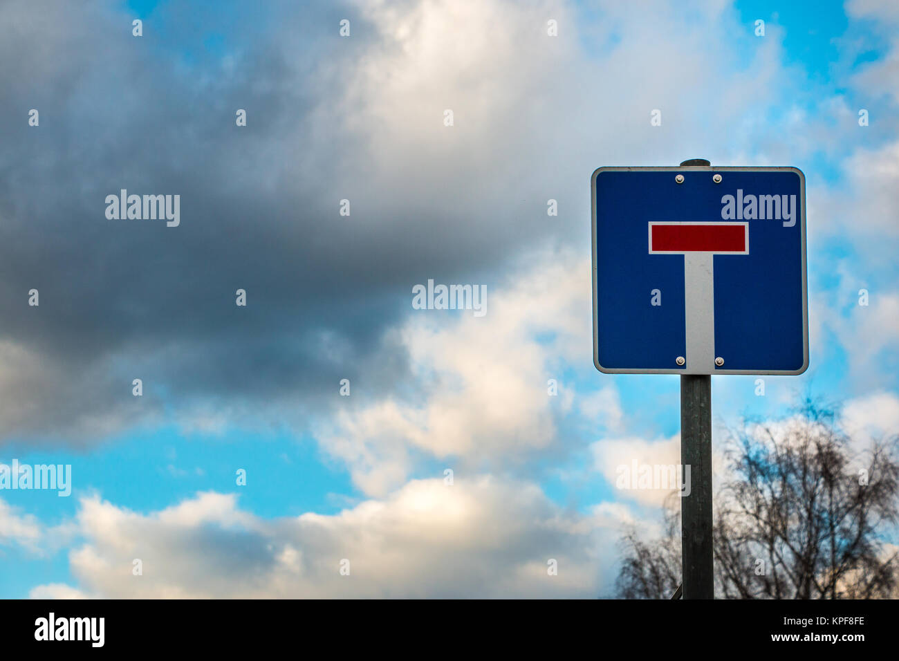 Cartello stradale cul de sac immagini e fotografie stock ad alta ...