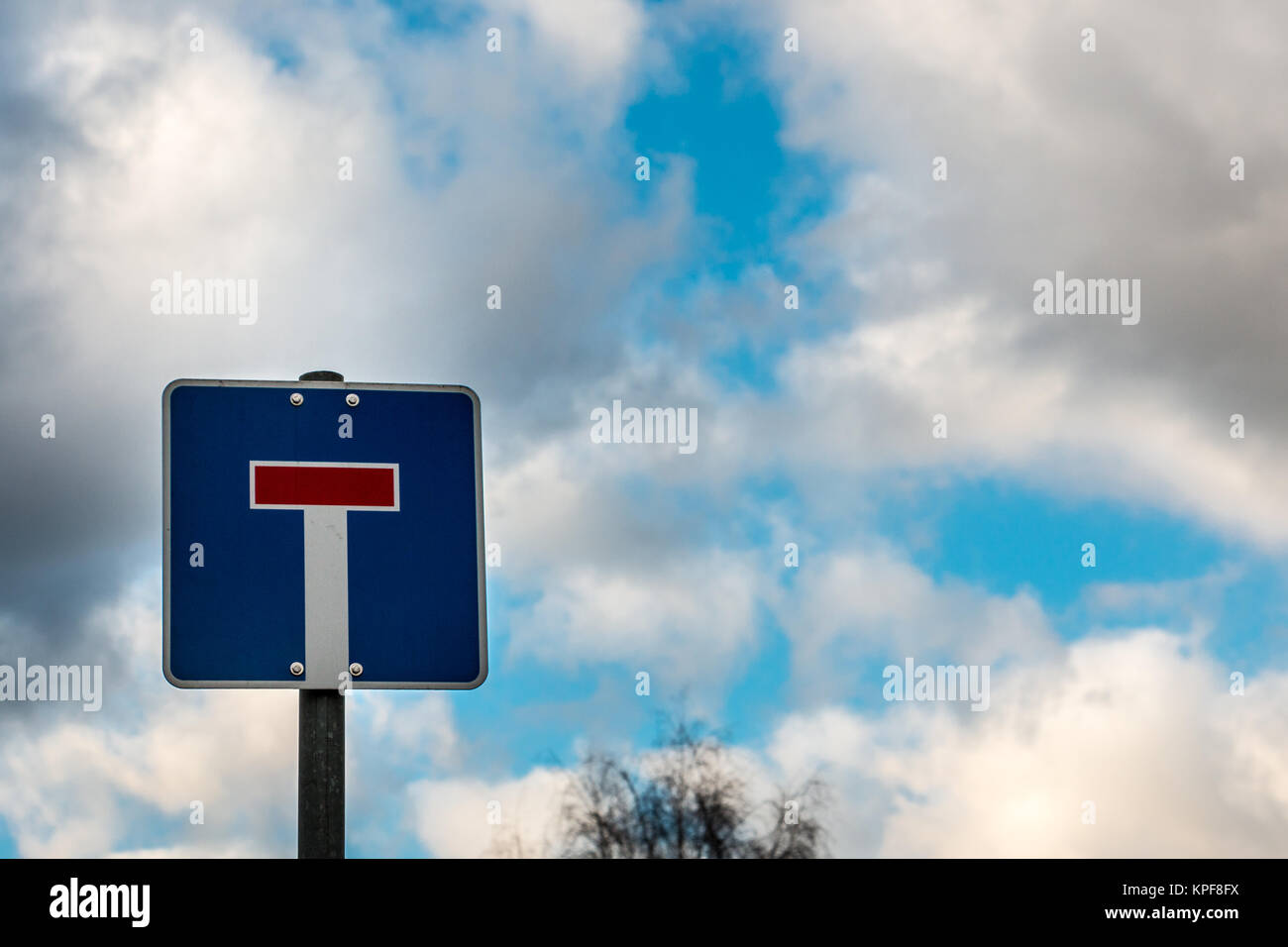 Cartello stradale cul de sac immagini e fotografie stock ad alta ...