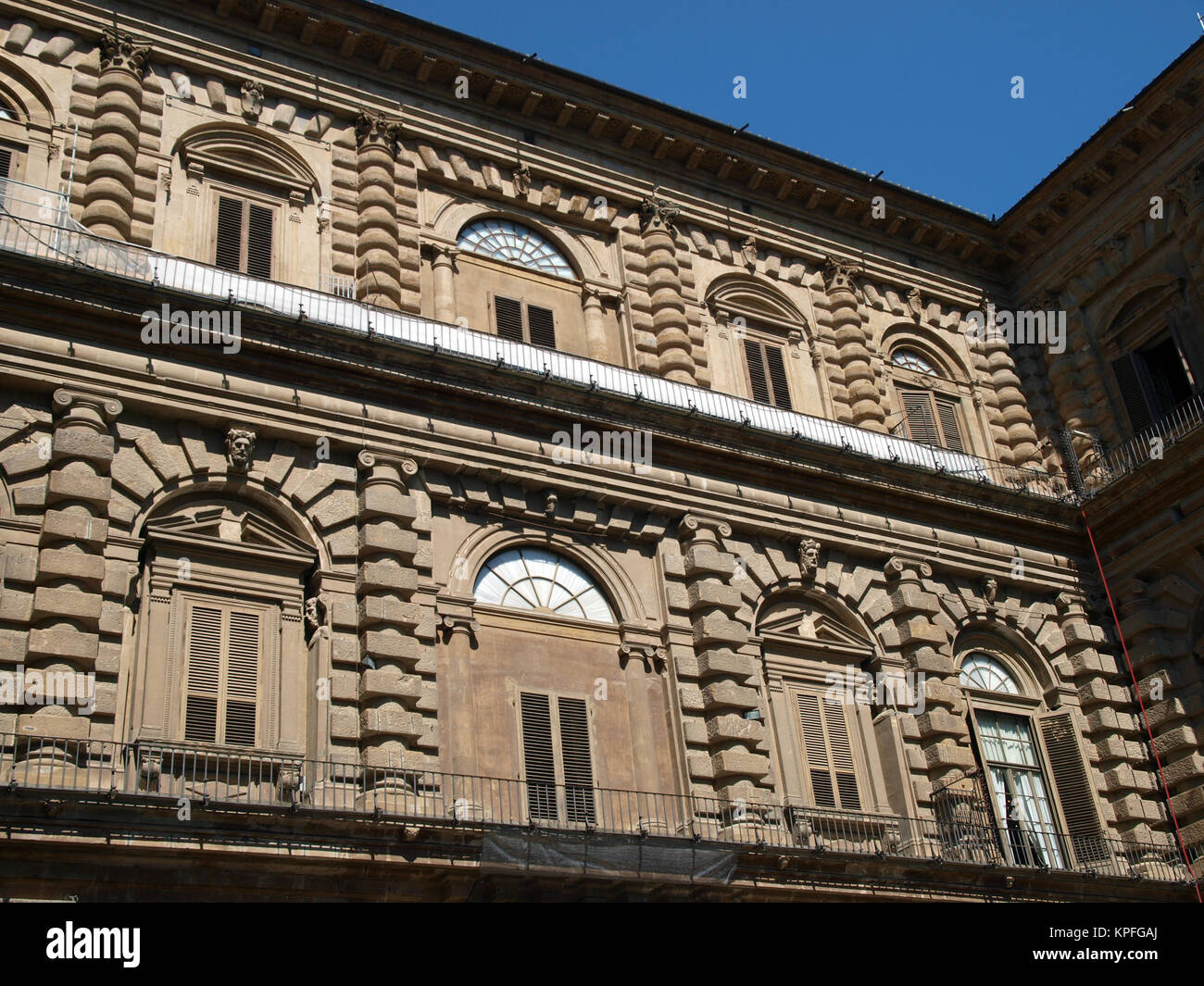 Palazzo Pitti uno dei più famosi palazzi di Firenze Foto stock - Alamy