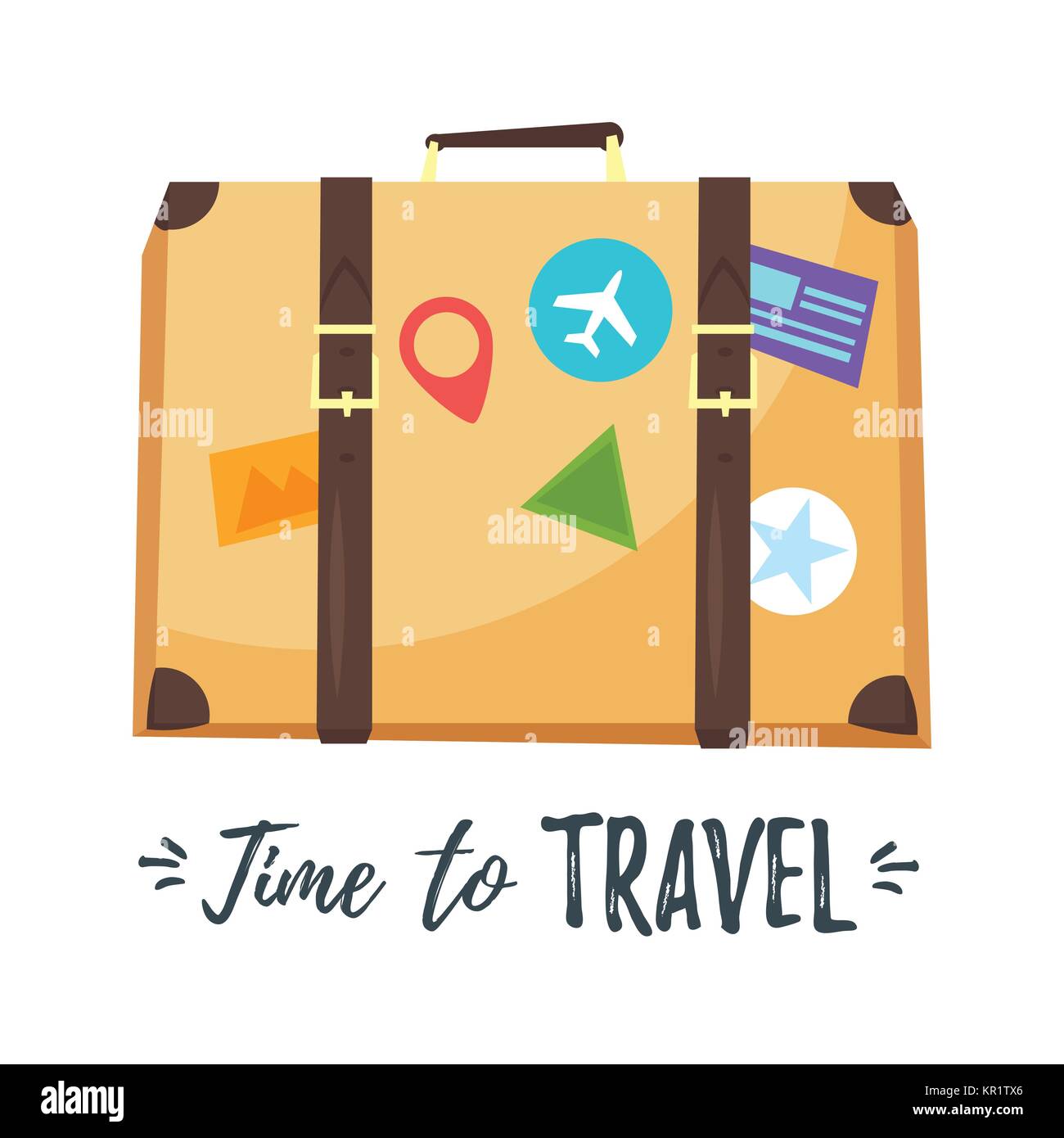 Simbolo della valigia Immagini Vettoriali Stock - Alamy