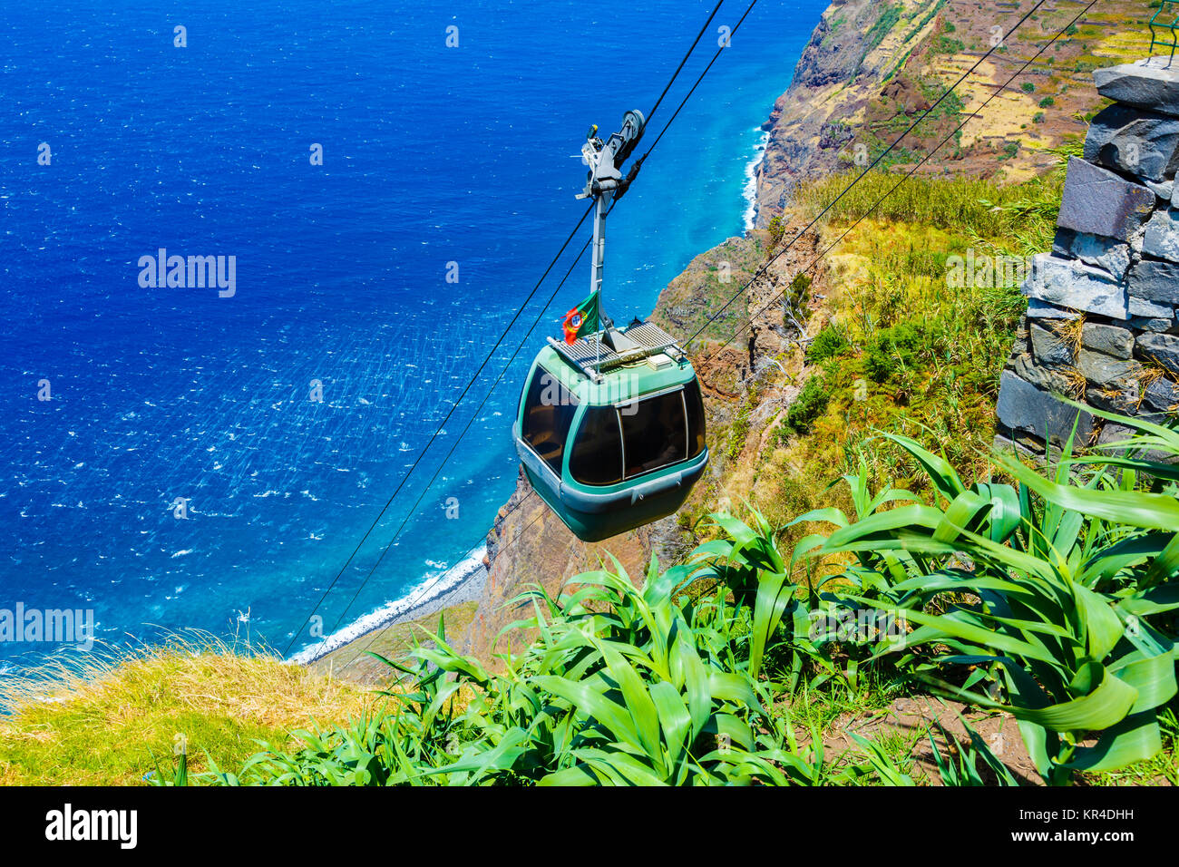 Achadas da Cruz funivia. Porto Moniz. Madeira, Portogallo, Europa Foto ...