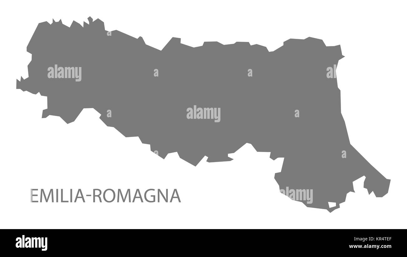 Emilia romagna map vector immagini e fotografie stock ad alta ...