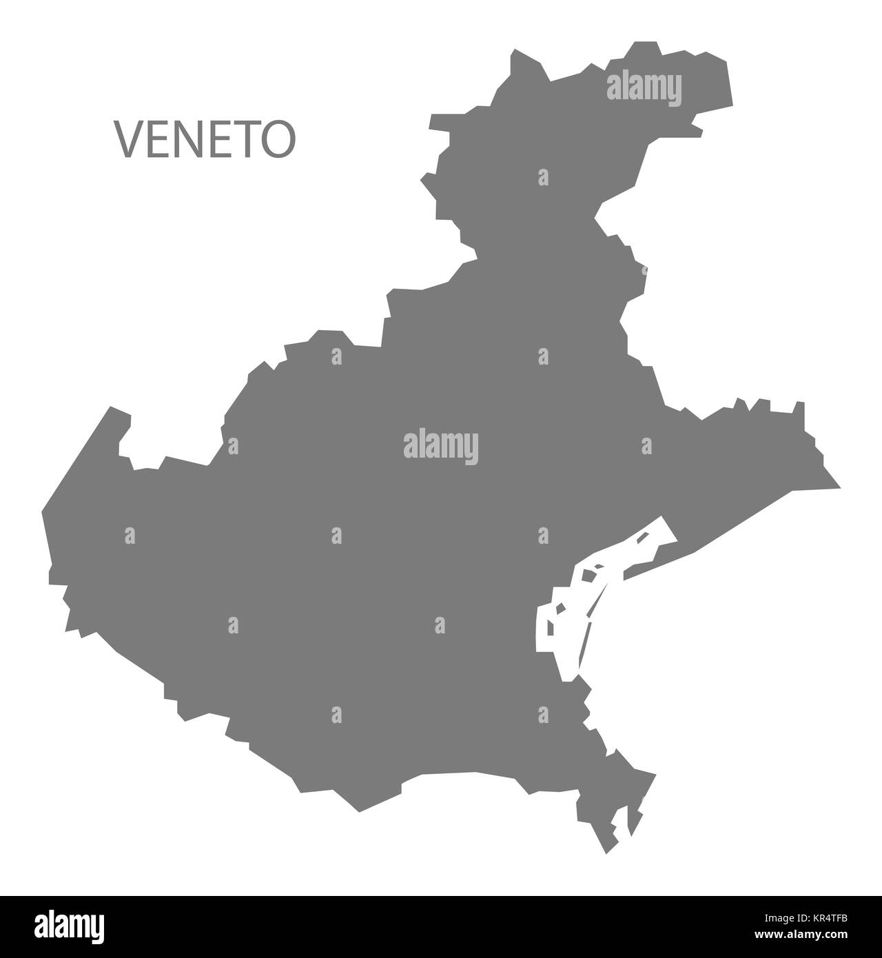 Veneto map vector immagini e fotografie stock ad alta risoluzione - Alamy