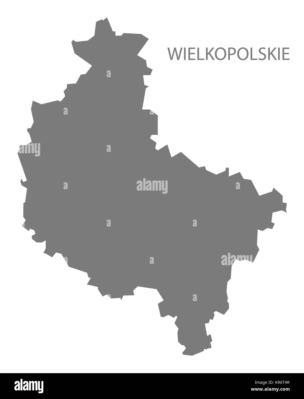 Mappa dei confini della polonia Foto e Immagini Stock in Bianco e Nero ...