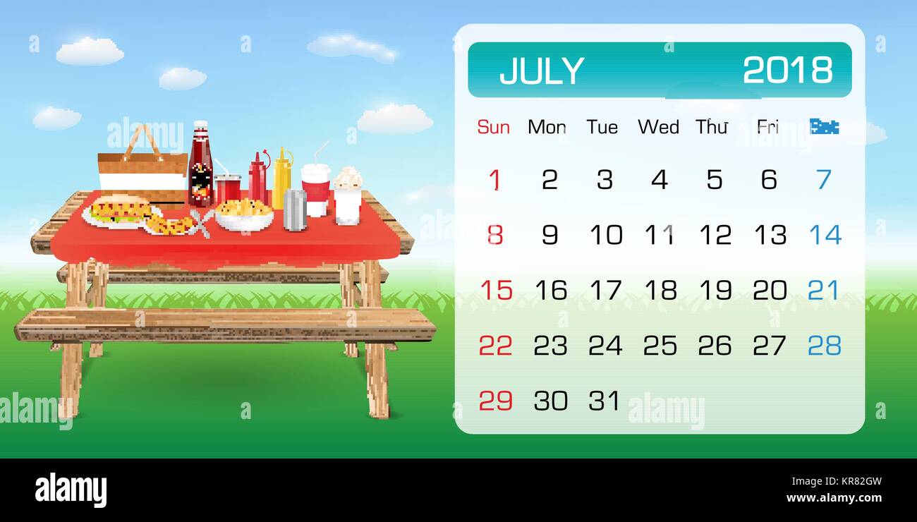 Tema del calendario Immagini Vettoriali Stock - Alamy