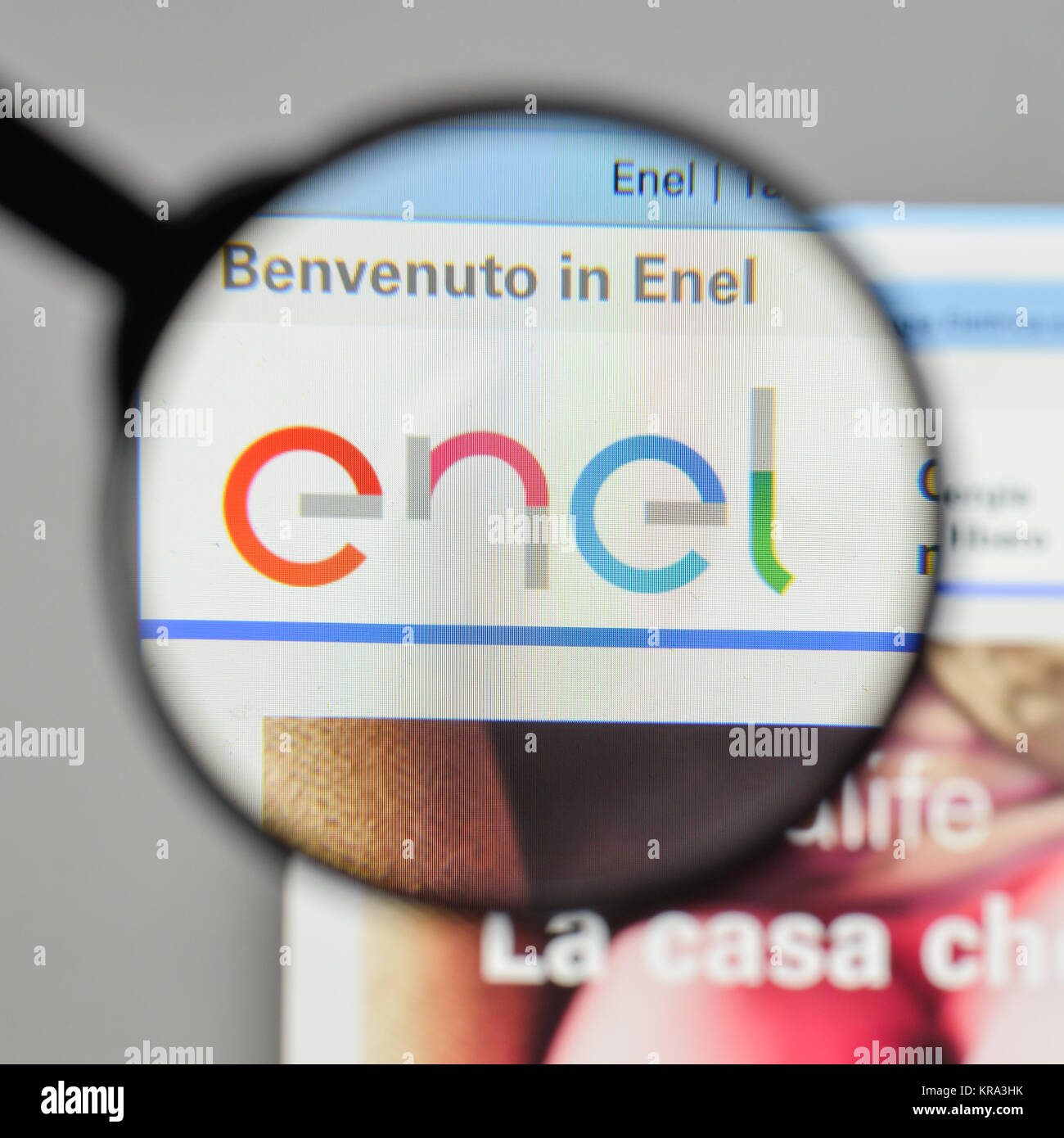 Enel logo immagini e fotografie stock ad alta risoluzione - Alamy