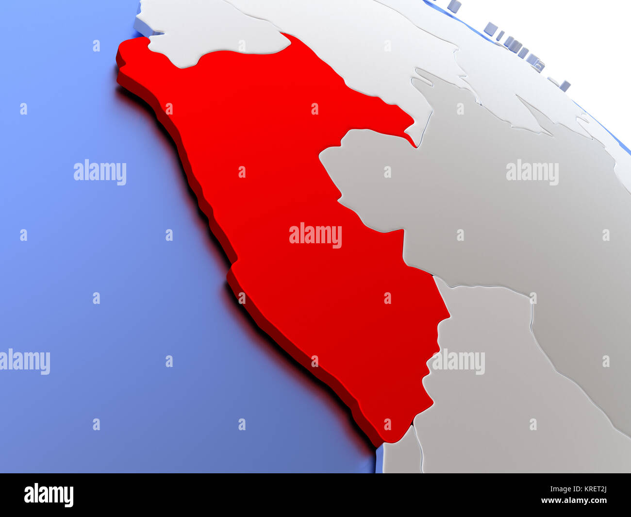 Perù confini cartina immagini e fotografie stock ad alta risoluzione ...