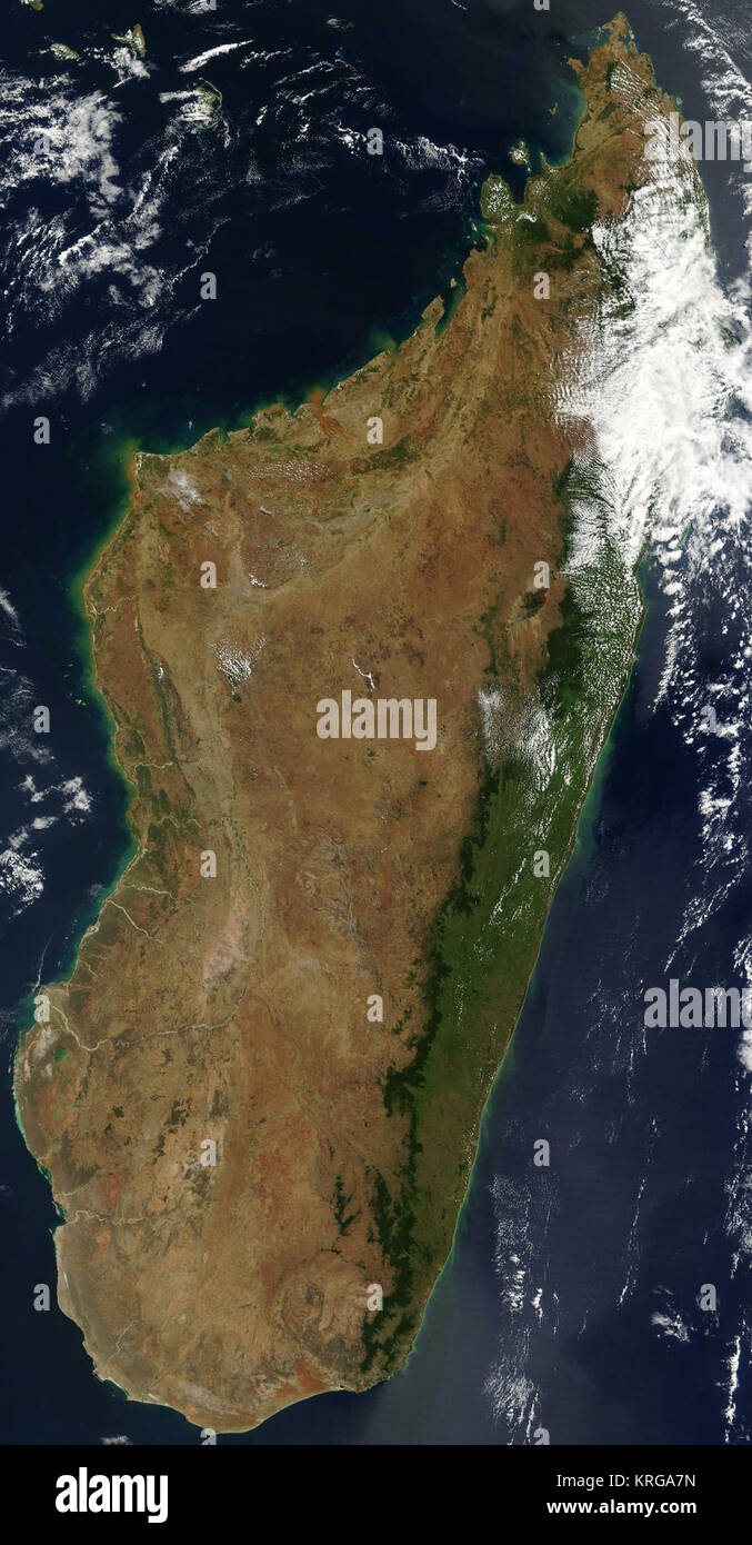 Madagascar satellite image immagini e fotografie stock ad alta ...