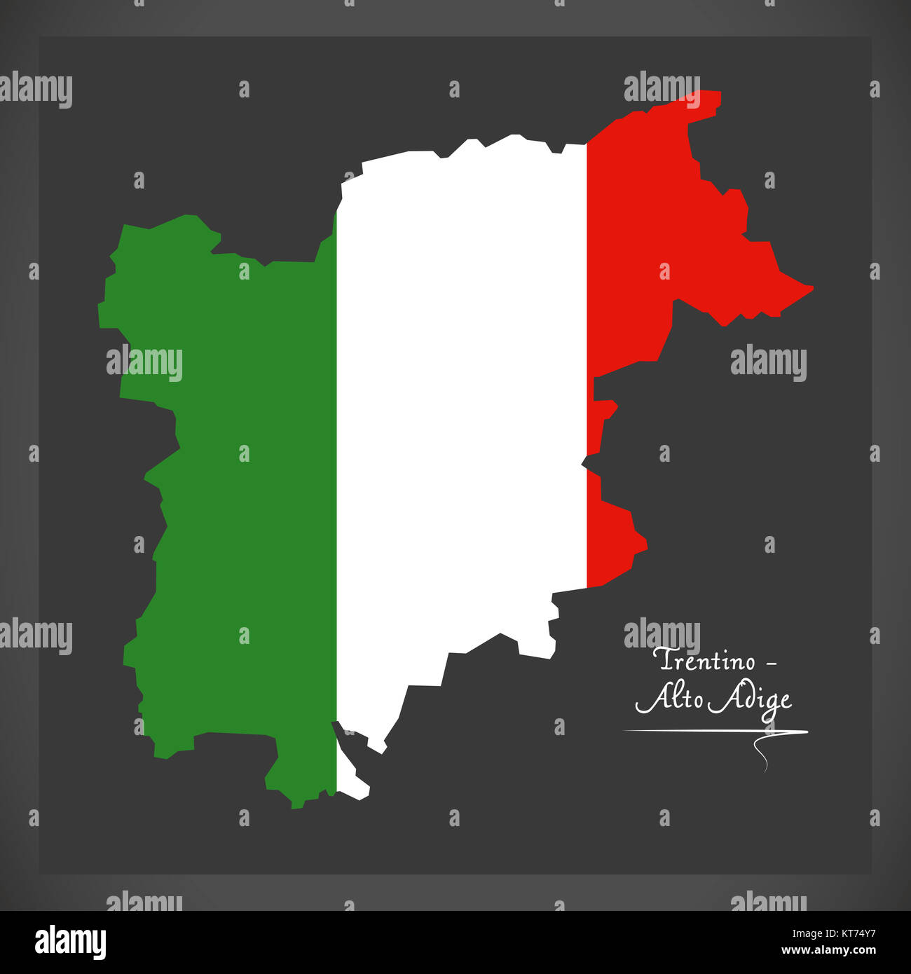 Trentino alto adige cartina immagini e fotografie stock ad alta ...