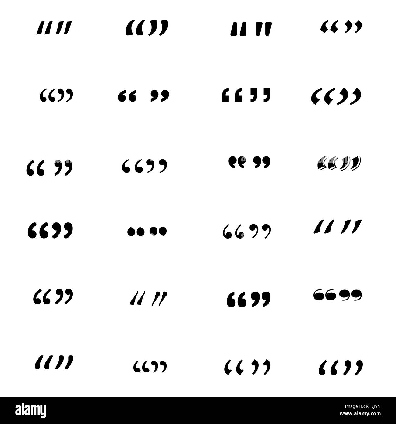 Quotation marks icon quotation marks immagini e fotografie stock ad ...