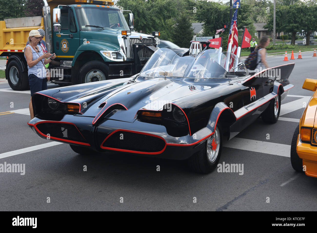 Auto- Batmobile replica. La vettura di Batman. Car Show a Centerville ...