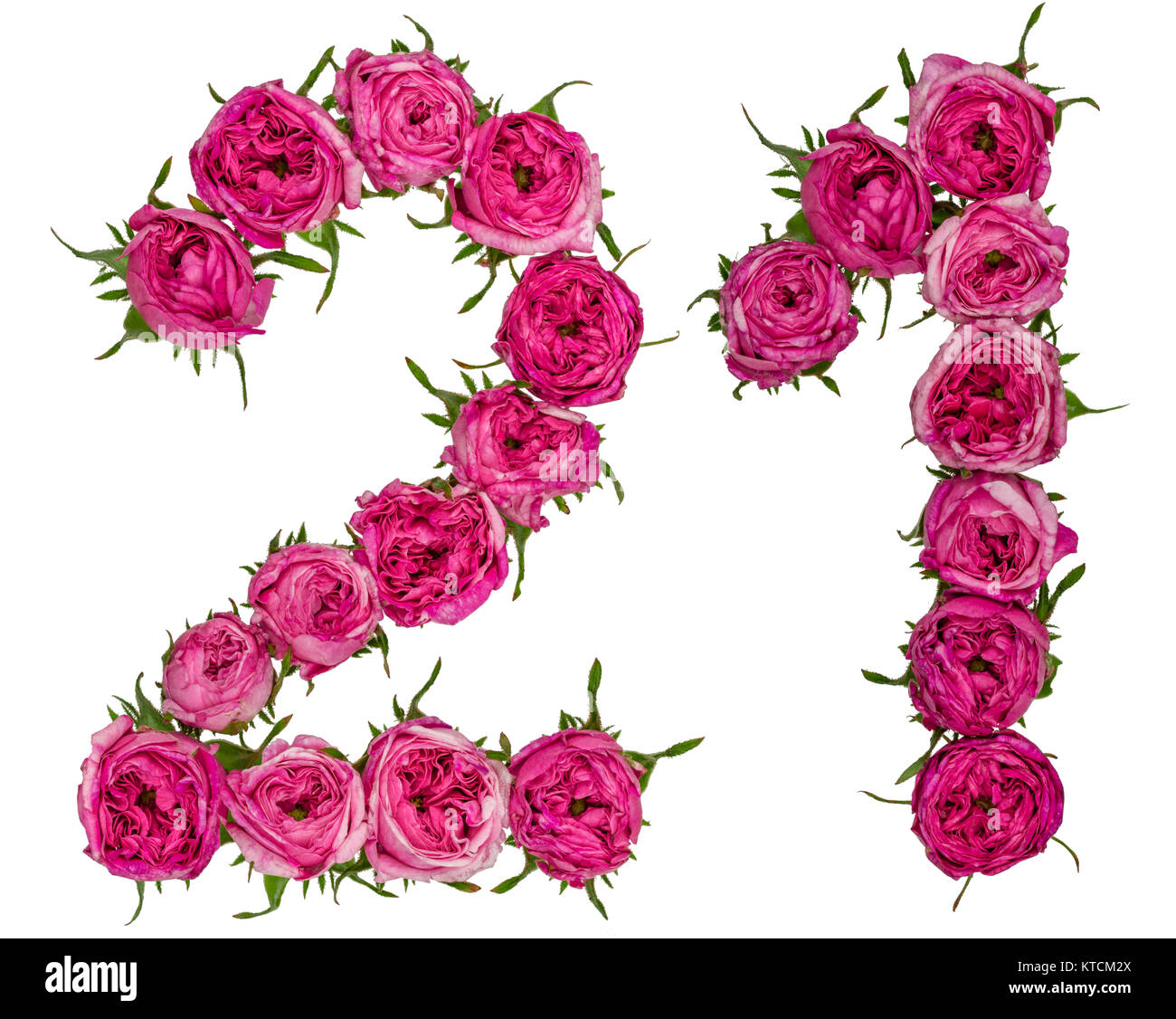 Happy birthday number 21 greeting immagini e fotografie stock ad alta ...