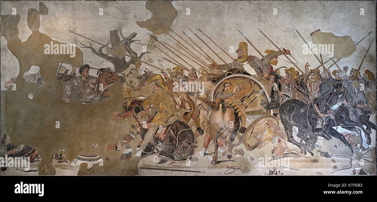 Mosaico di alessandro da pompei immagini e fotografie stock ad alta ...