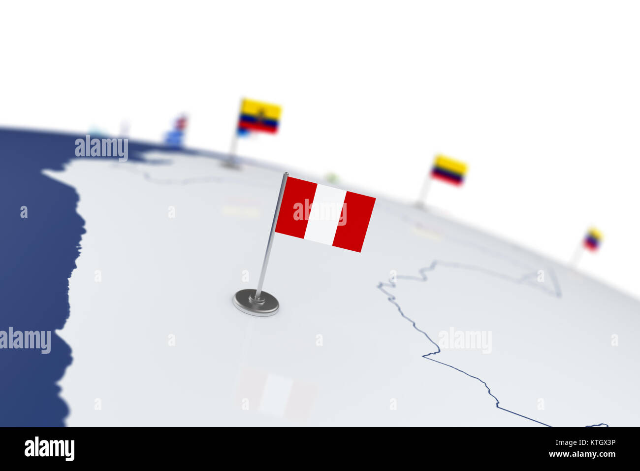 Perù confini cartina immagini e fotografie stock ad alta risoluzione ...