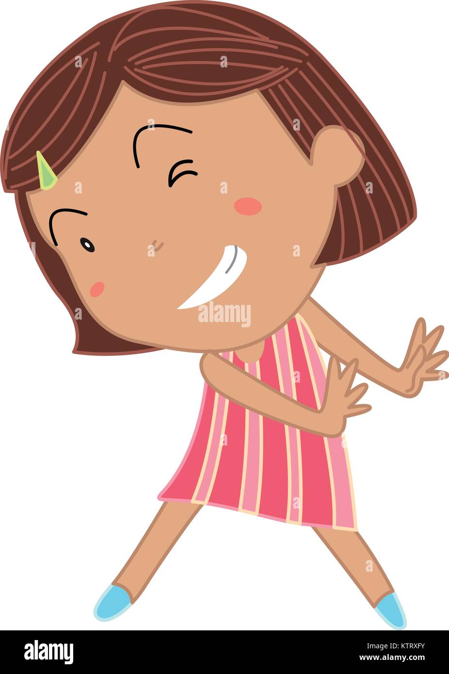 Mascota de dibujos animados de niños Immagini Vettoriali Stock - Alamy