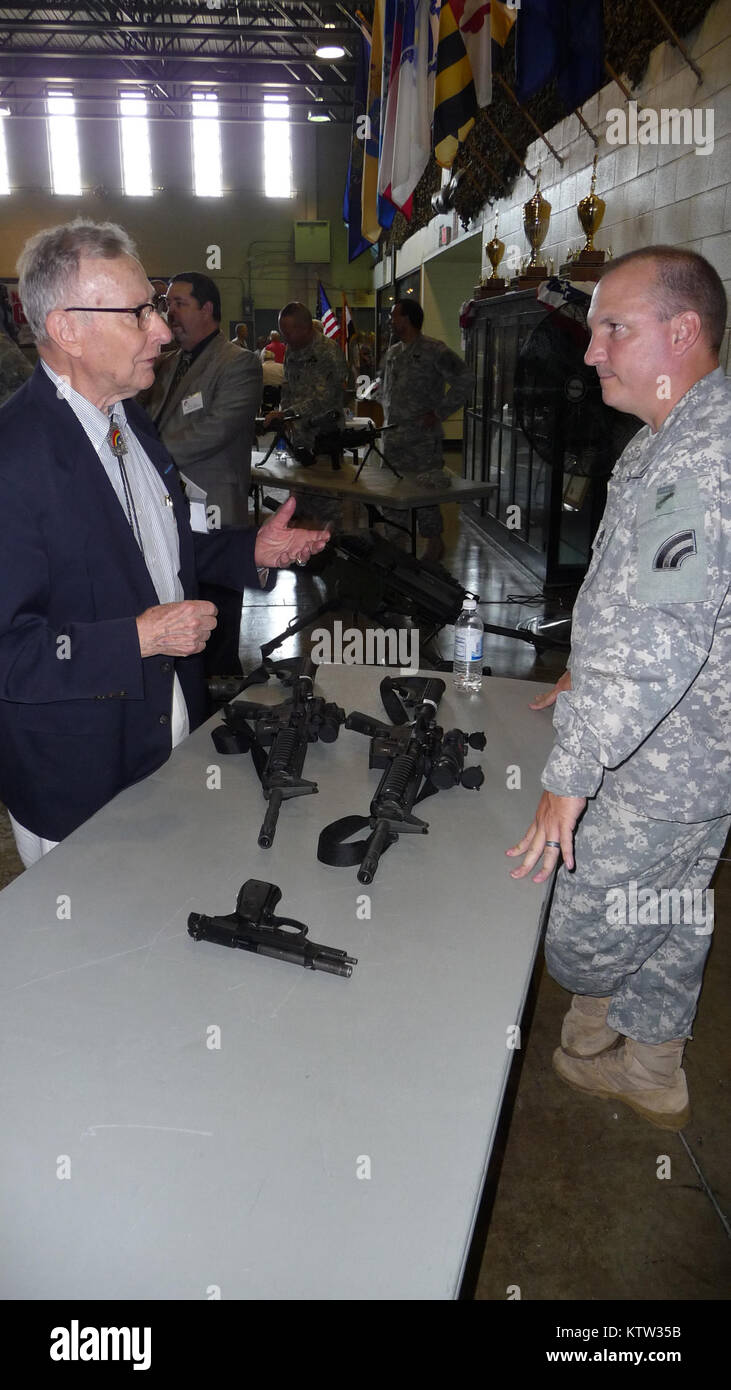 TROY, N.Y. - New York Army National Guard Lt. Col. Jude Mulvey saluta ...