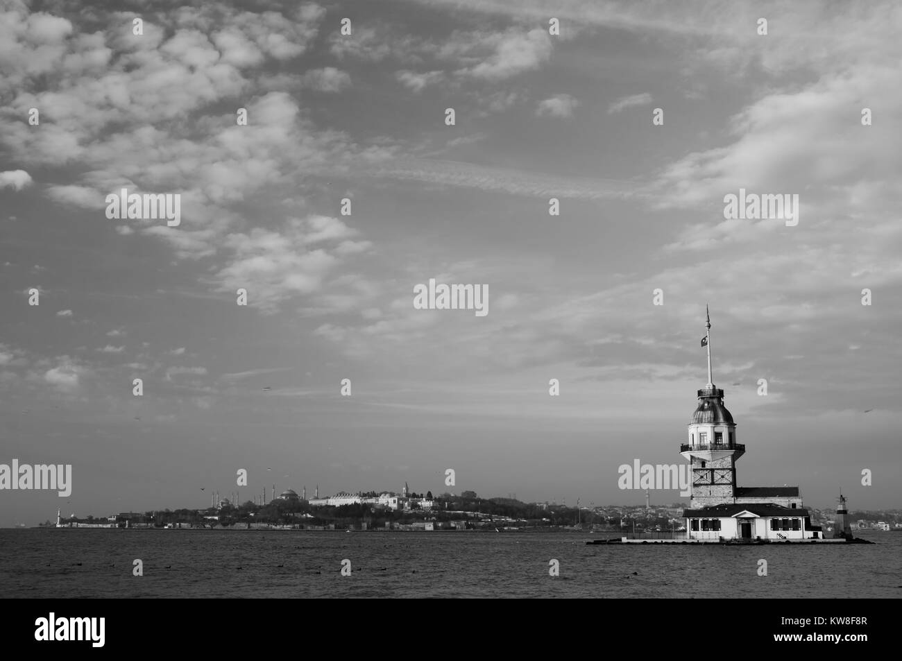 Simbolo storico di istanbul Foto e Immagini Stock in Bianco e Nero - Alamy