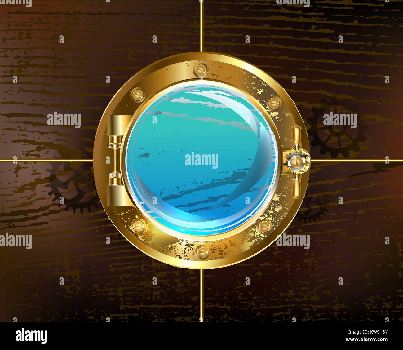 Oblò antico Immagini Vettoriali Stock - Alamy