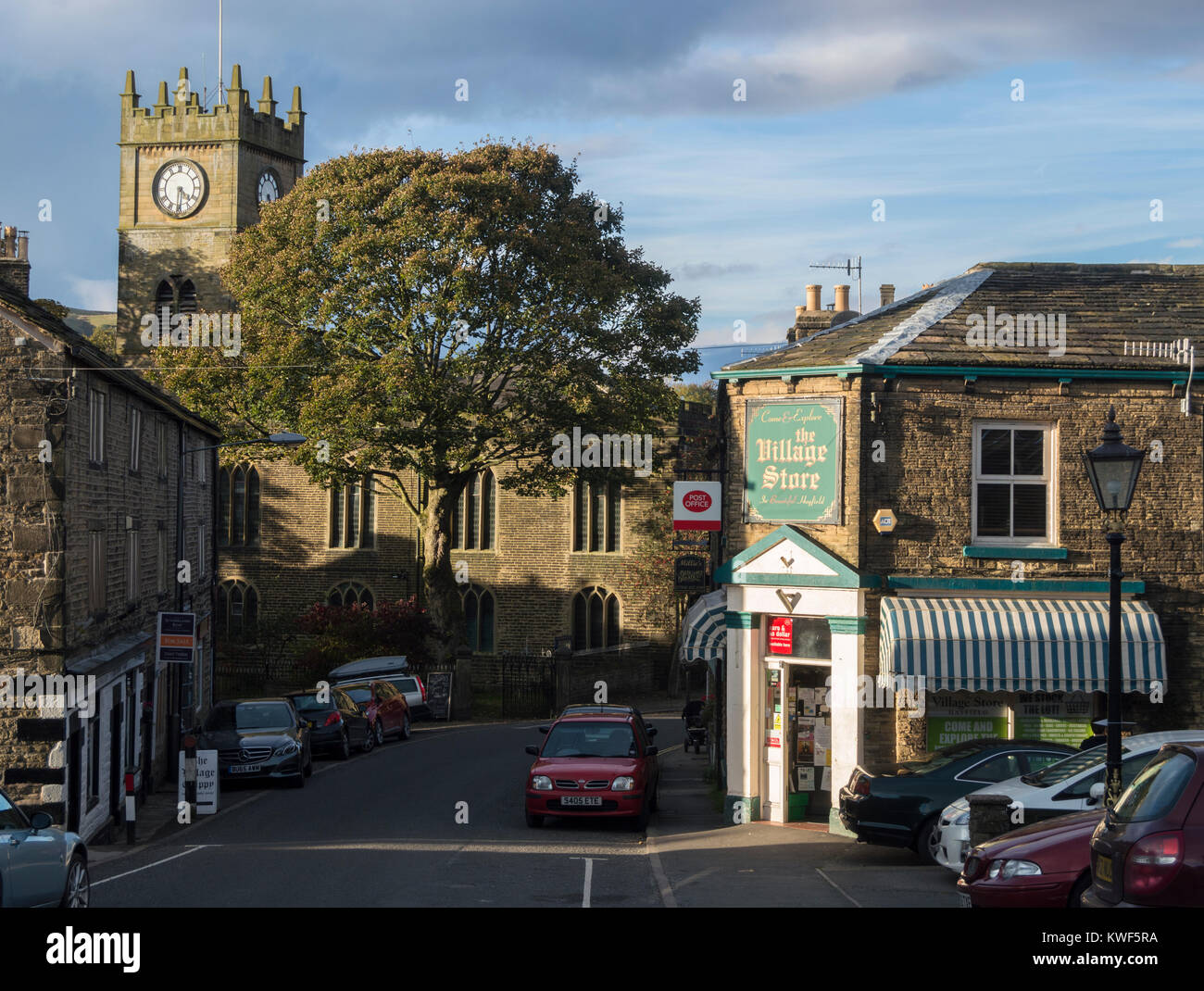 Peak district village hayfield immagini e fotografie stock ad alta ...