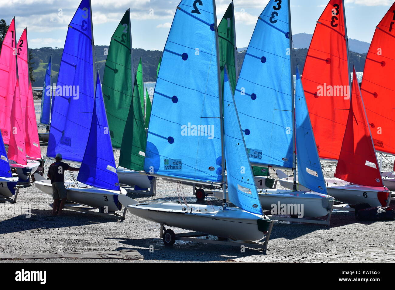 Barca a vela di classe laser immagini e fotografie stock ad alta ...