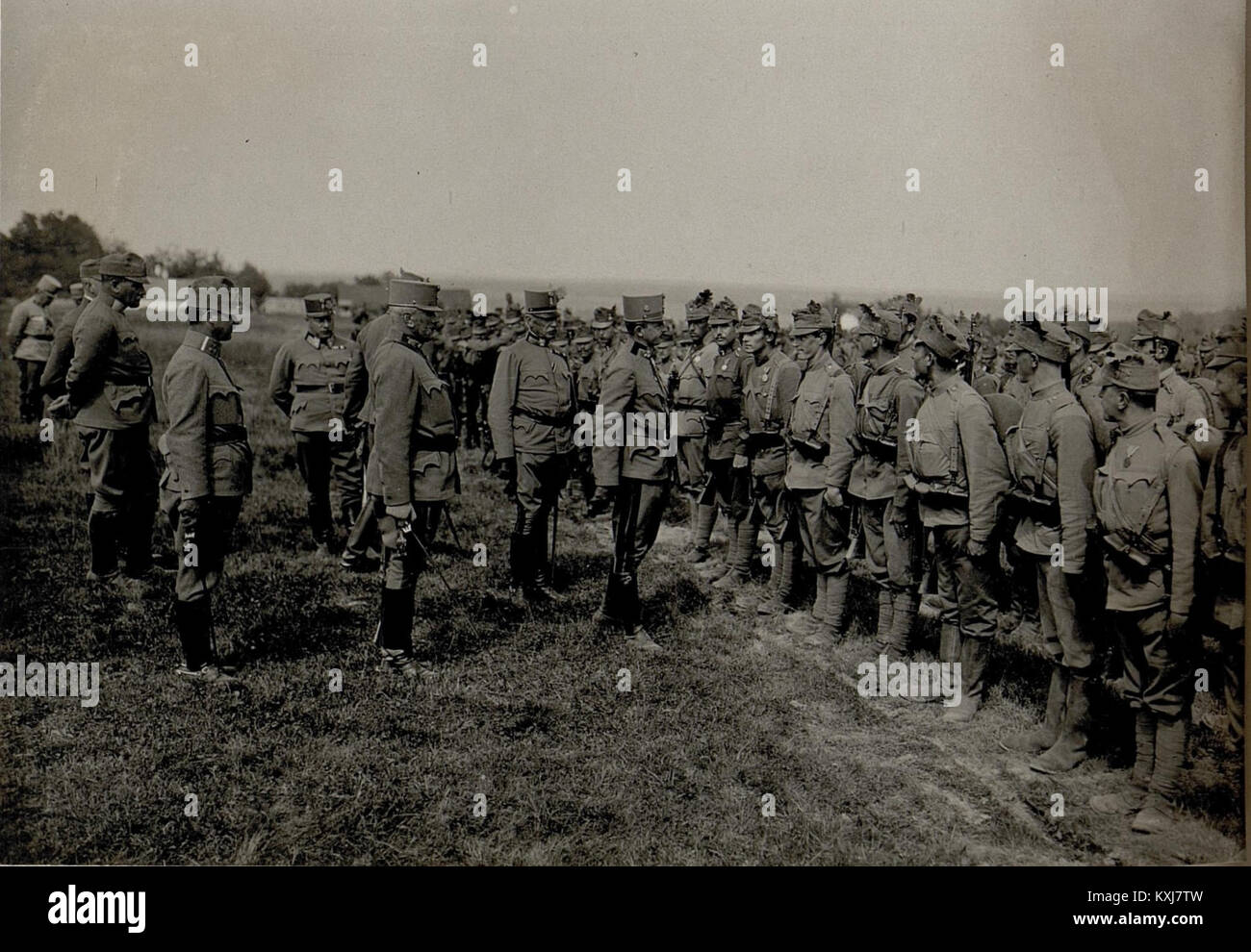 Ispezione militare durante la prima guerra mondiale immagini e ...