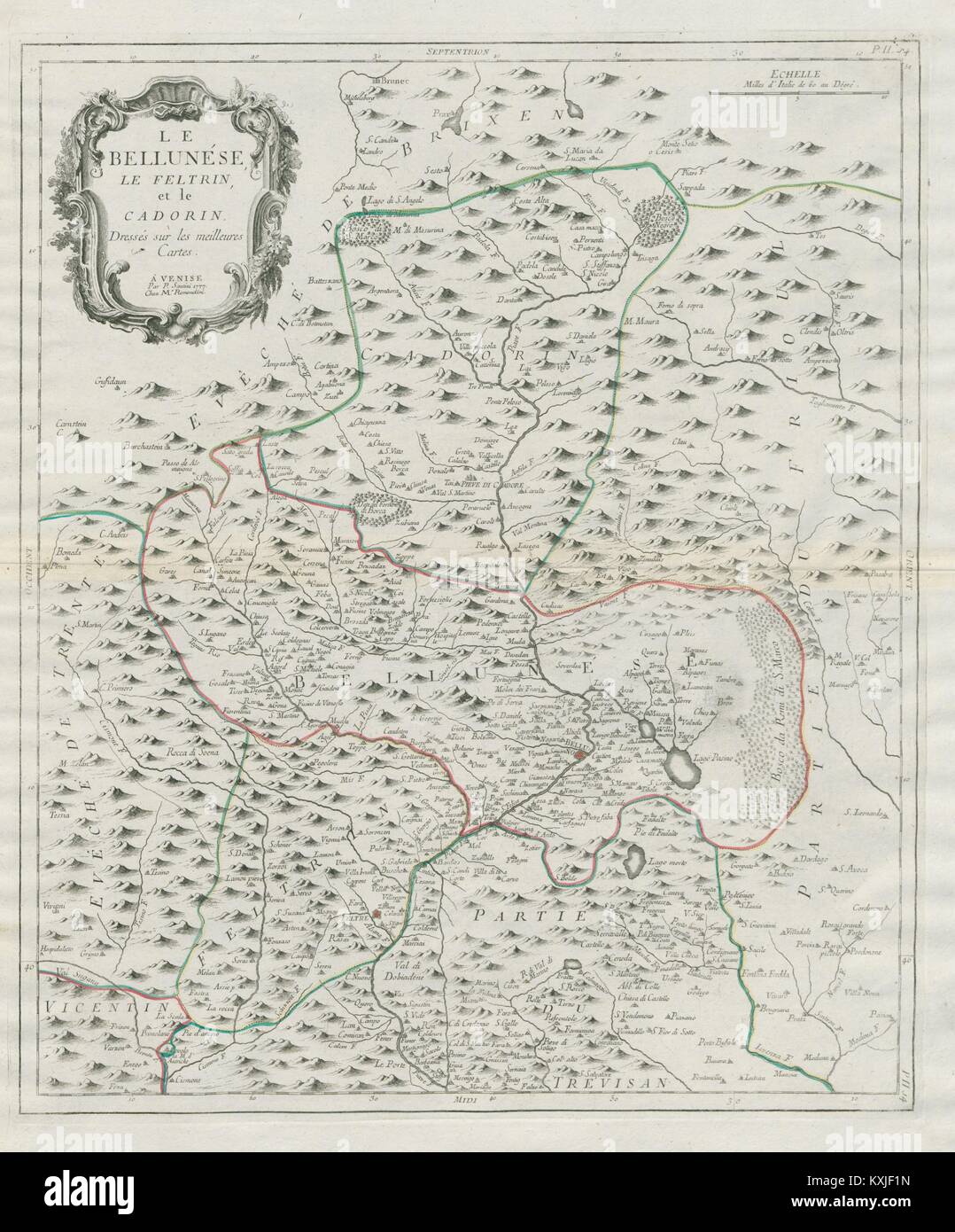 Mappa di belluno immagini e fotografie stock ad alta risoluzione - Alamy