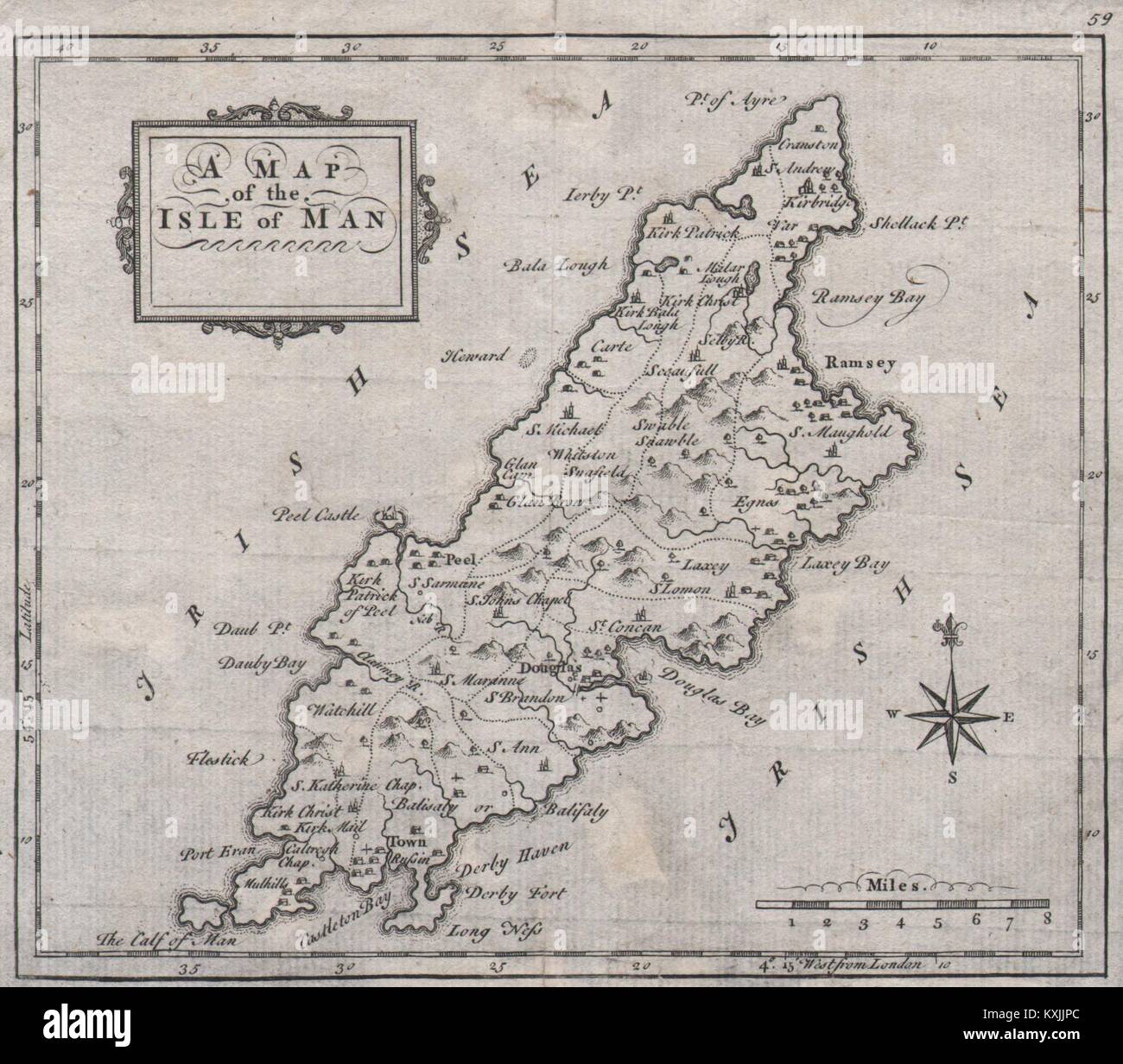 Mappa dell'isola di man immagini e fotografie stock ad alta risoluzione ...