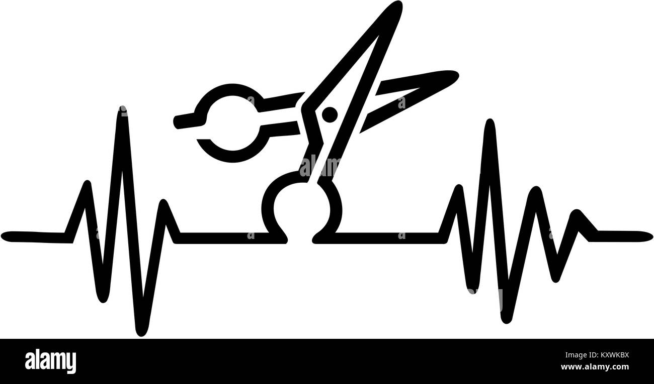 Simbolo di forbice Foto e Immagini Stock in Bianco e Nero - Alamy