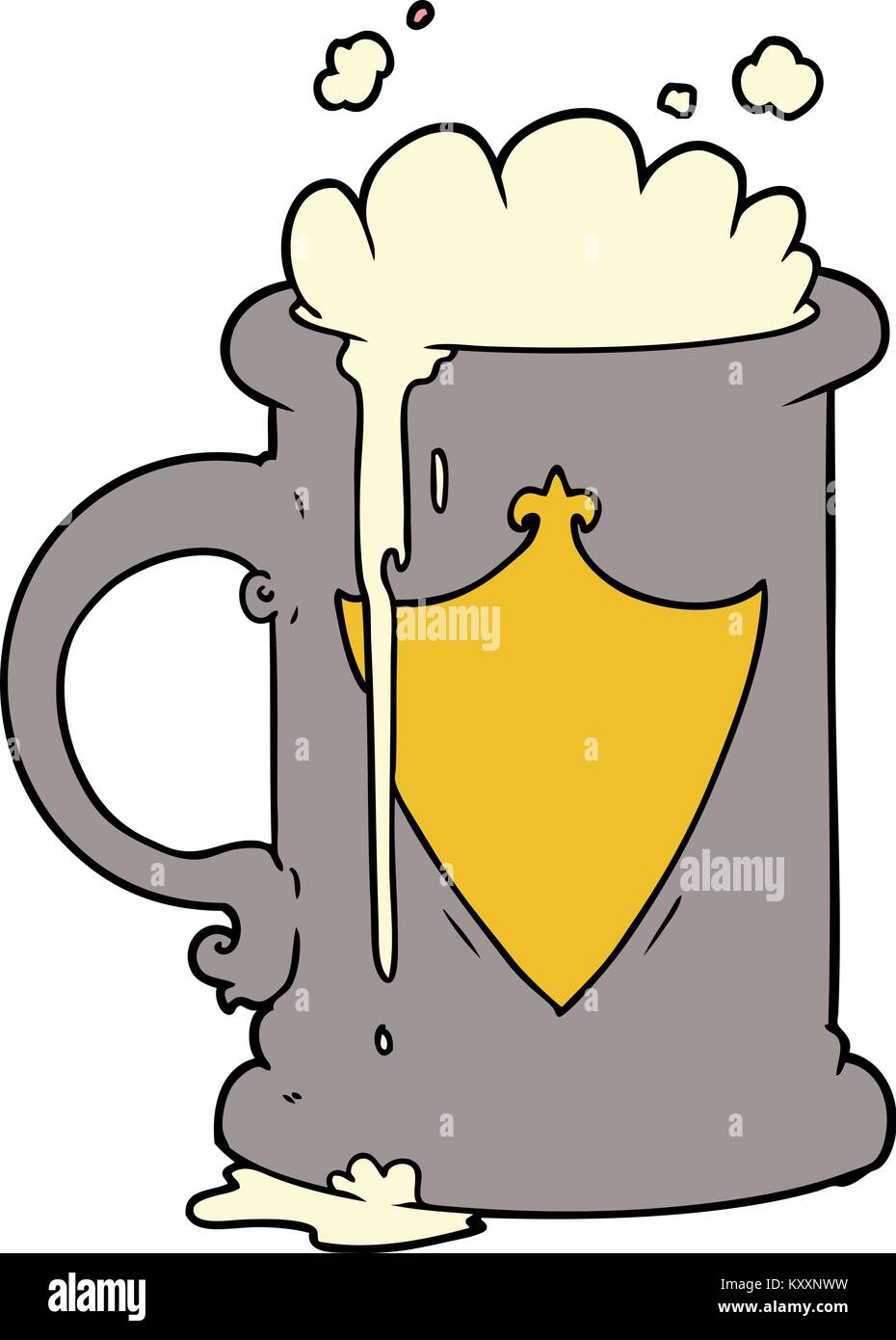 Cartoon Mug Beer Immagini e Fotos Stock - Alamy