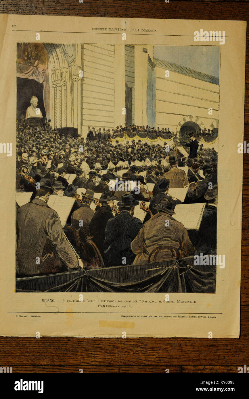The funeral giuseppe verdi immagini e fotografie stock ad alta ...