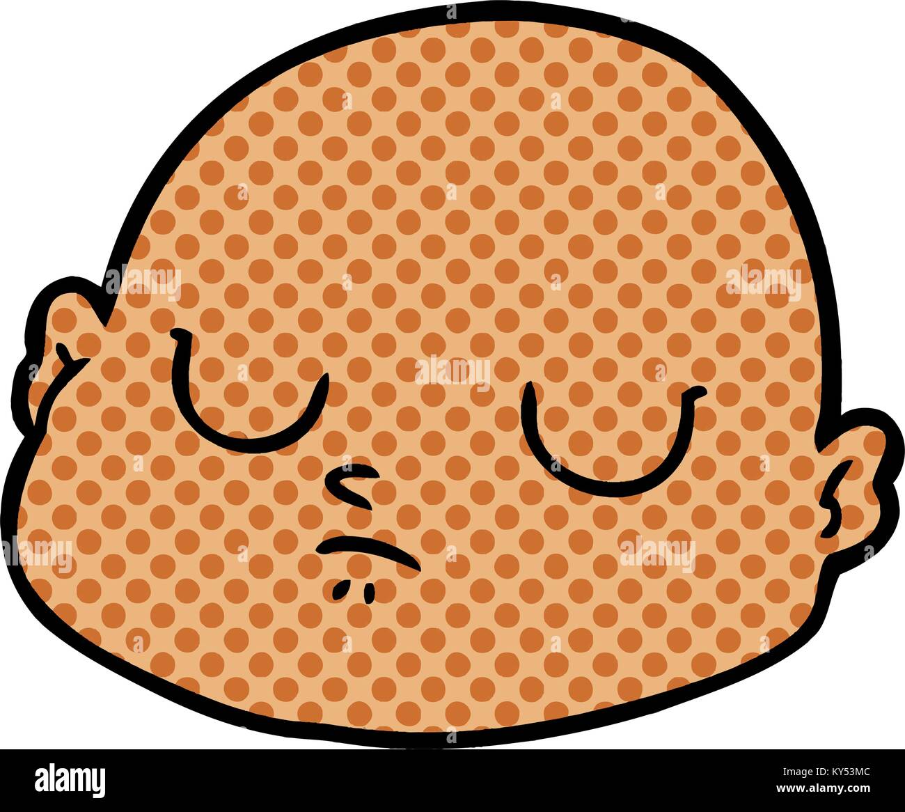Uomo pelato Immagini Vettoriali Stock - Alamy