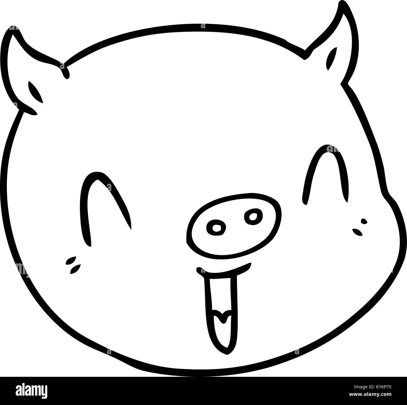 Pig Cartoon Face Immagini e Fotos Stock - Alamy
