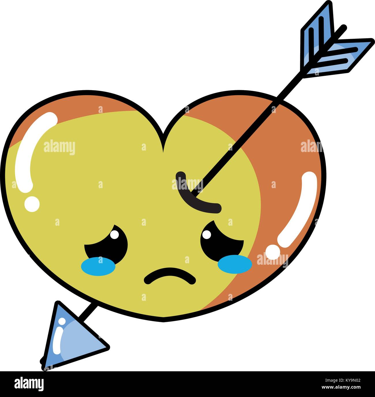 Freccia cuore emoji Immagini Vettoriali Stock - Alamy
