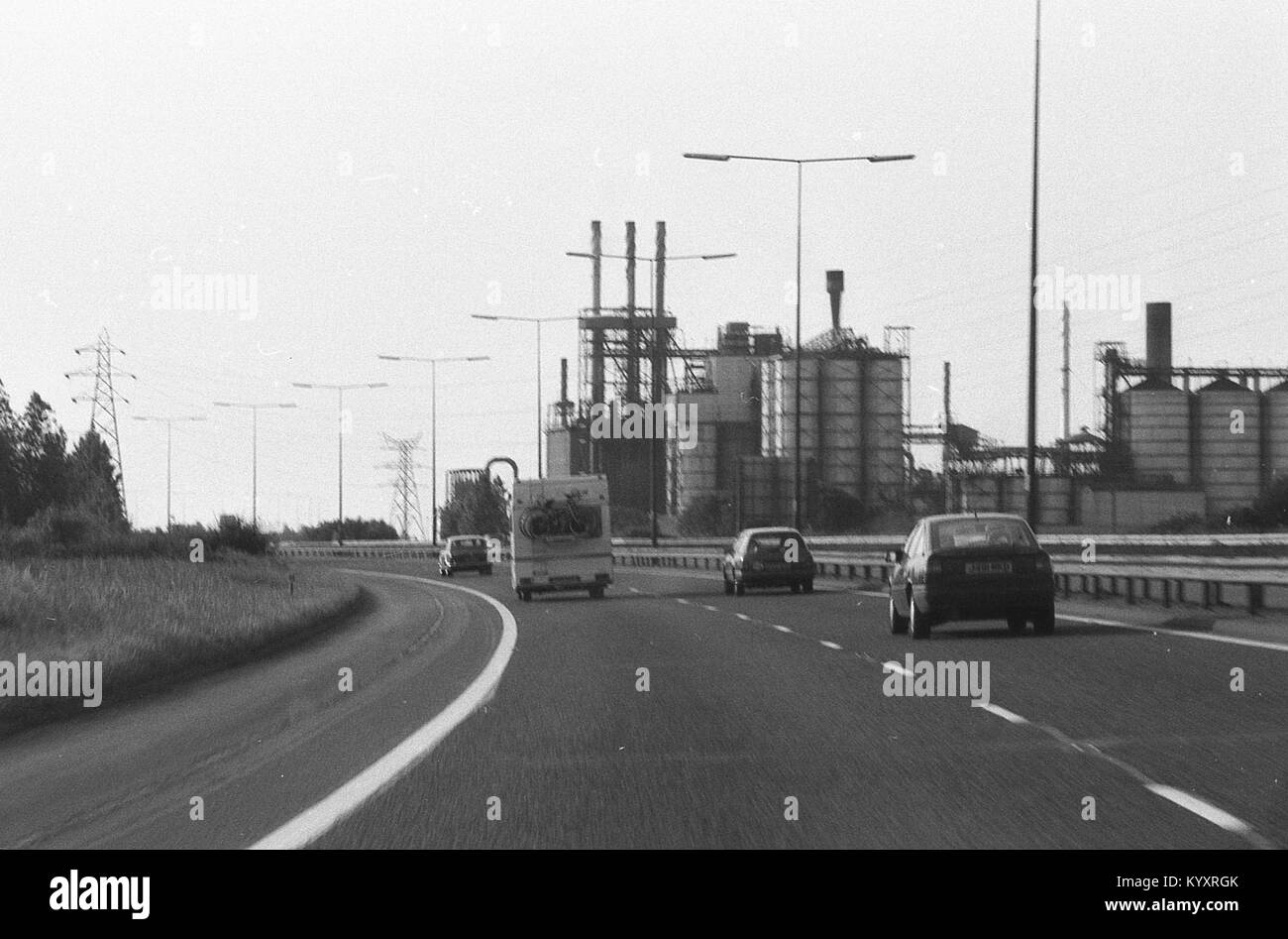 Autostrada del porto Foto e Immagini Stock in Bianco e Nero - Alamy
