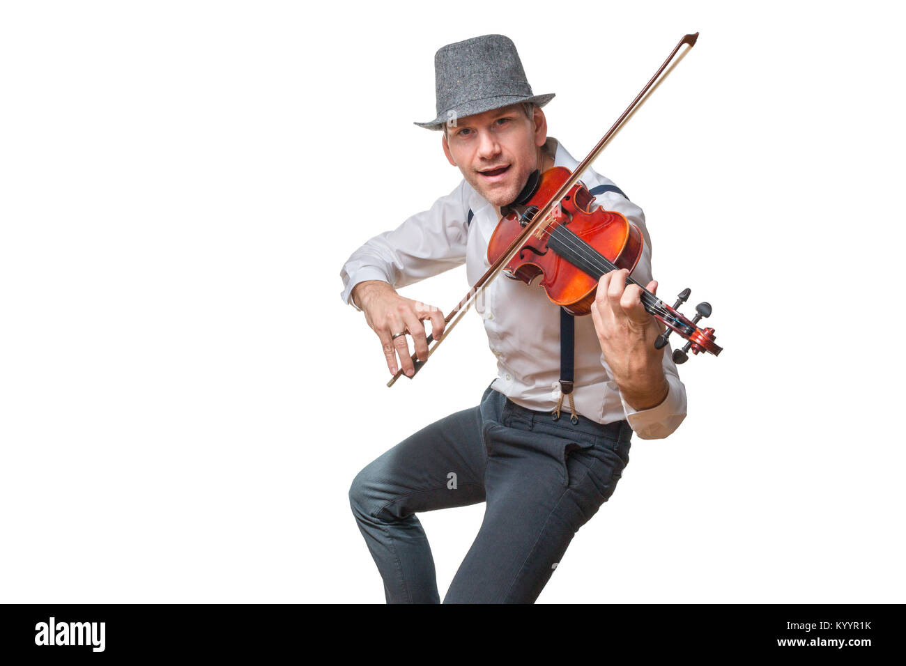 Violinista che canta immagini e fotografie stock ad alta risoluzione ...