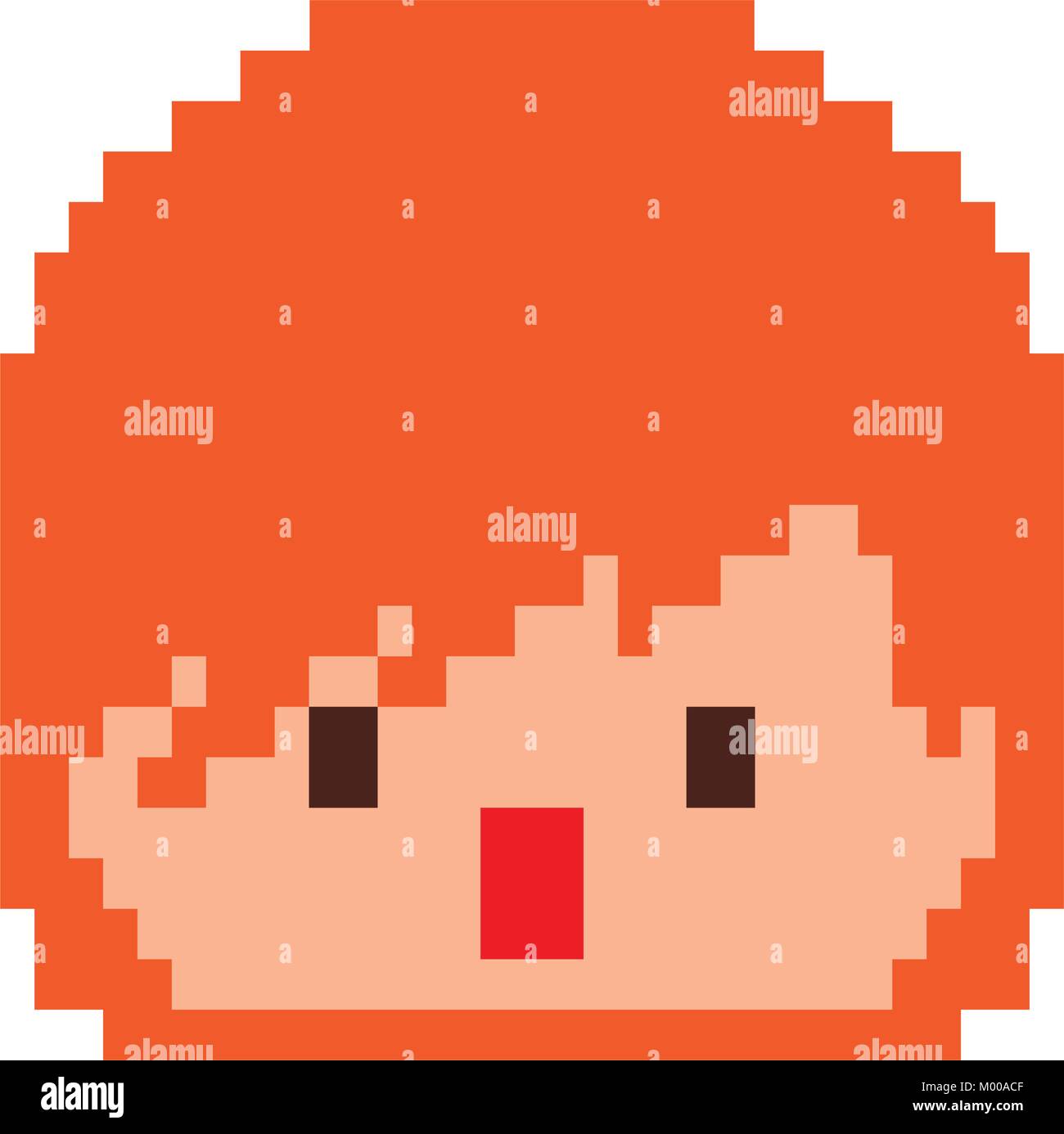 Boy face pixel art immagini e fotografie stock ad alta risoluzione - Alamy