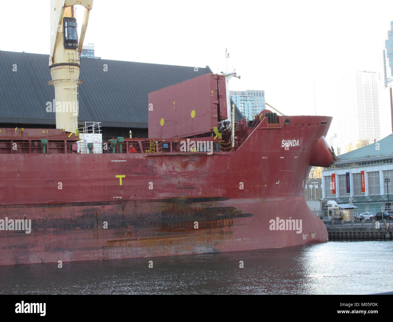 Il vettore sonda, identificato con il numero IMO 9498236, è una grande ...