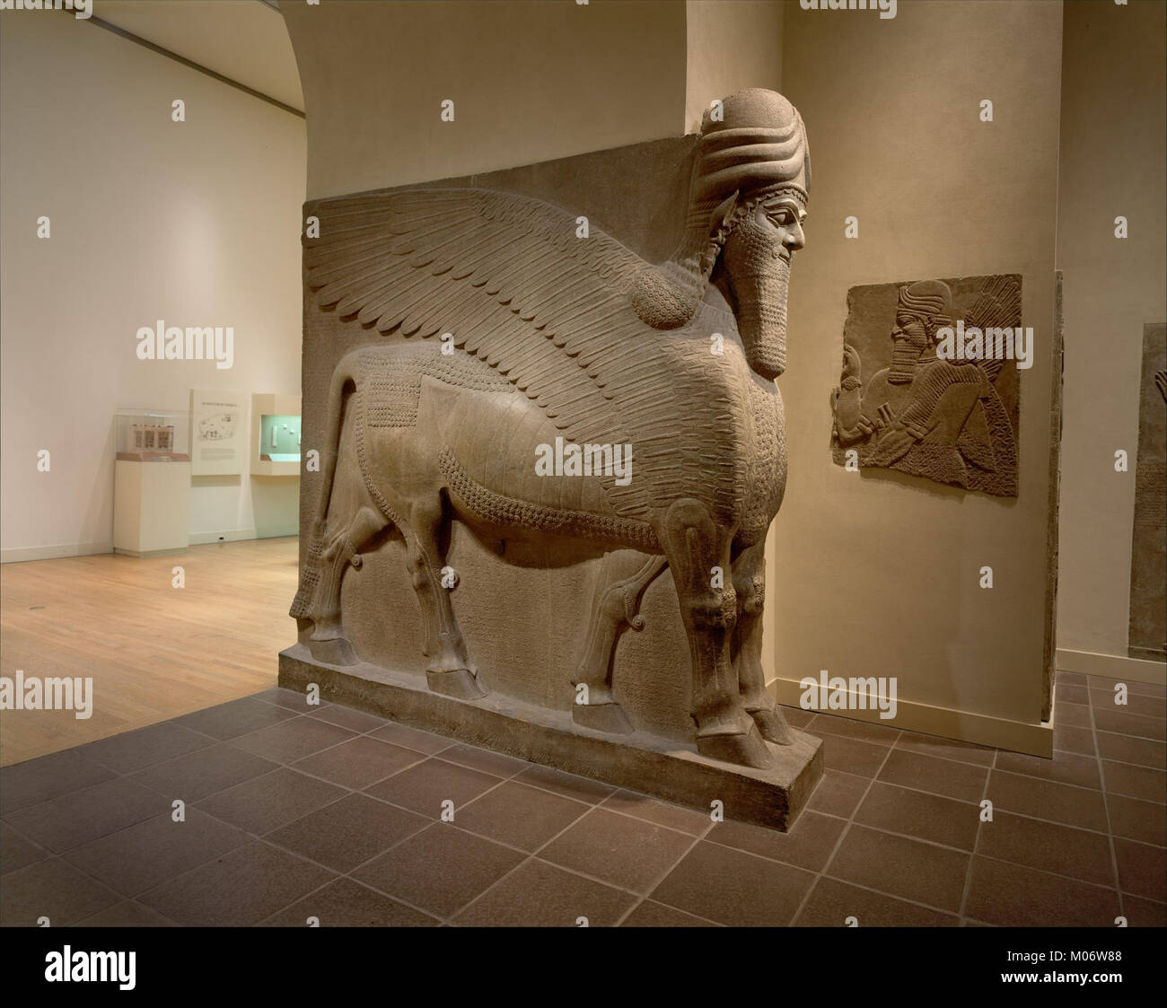 Toro alato dalla testa umana Immagini e Fotos Stock - Alamy