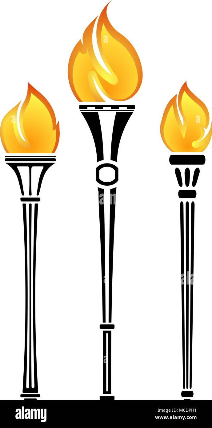 Torce stilizzate immagini e fotografie stock ad alta risoluzione - Alamy