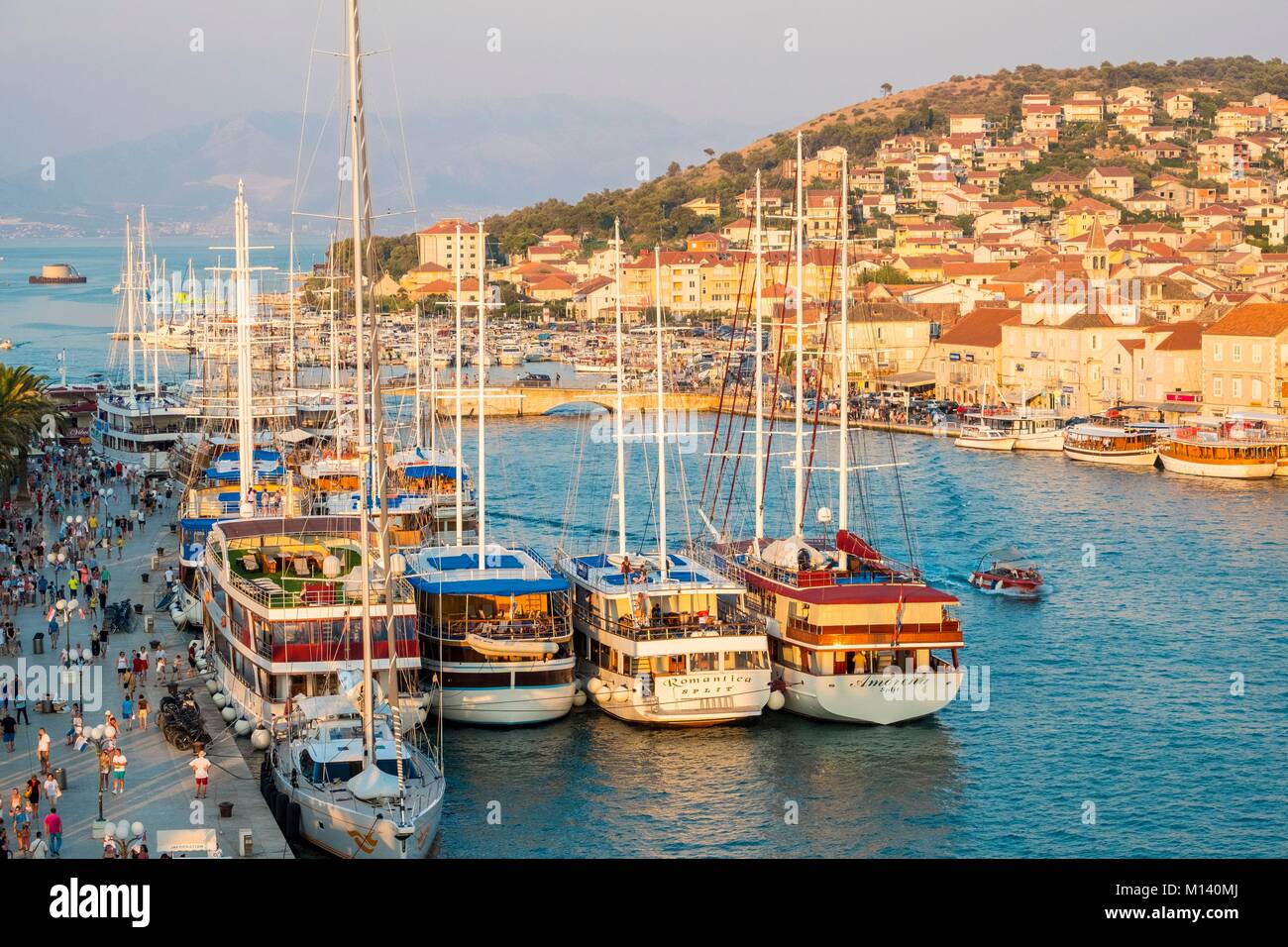 Croazia, Dalmazia centrale, costa dalmata, Trogir, Centro Storico ...