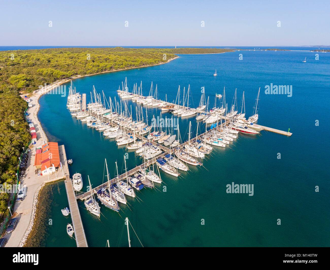 Croazia, Dalmazia Settentrionale, costa dalmata, arcipelago di Zadar ...