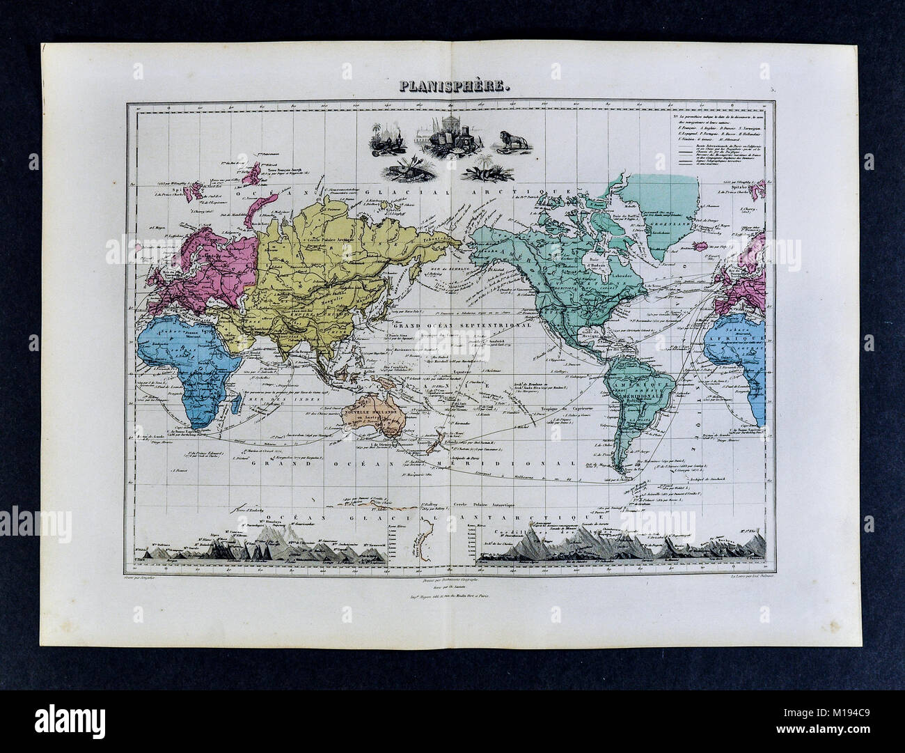 Mappa del 1877 immagini e fotografie stock ad alta risoluzione - Alamy