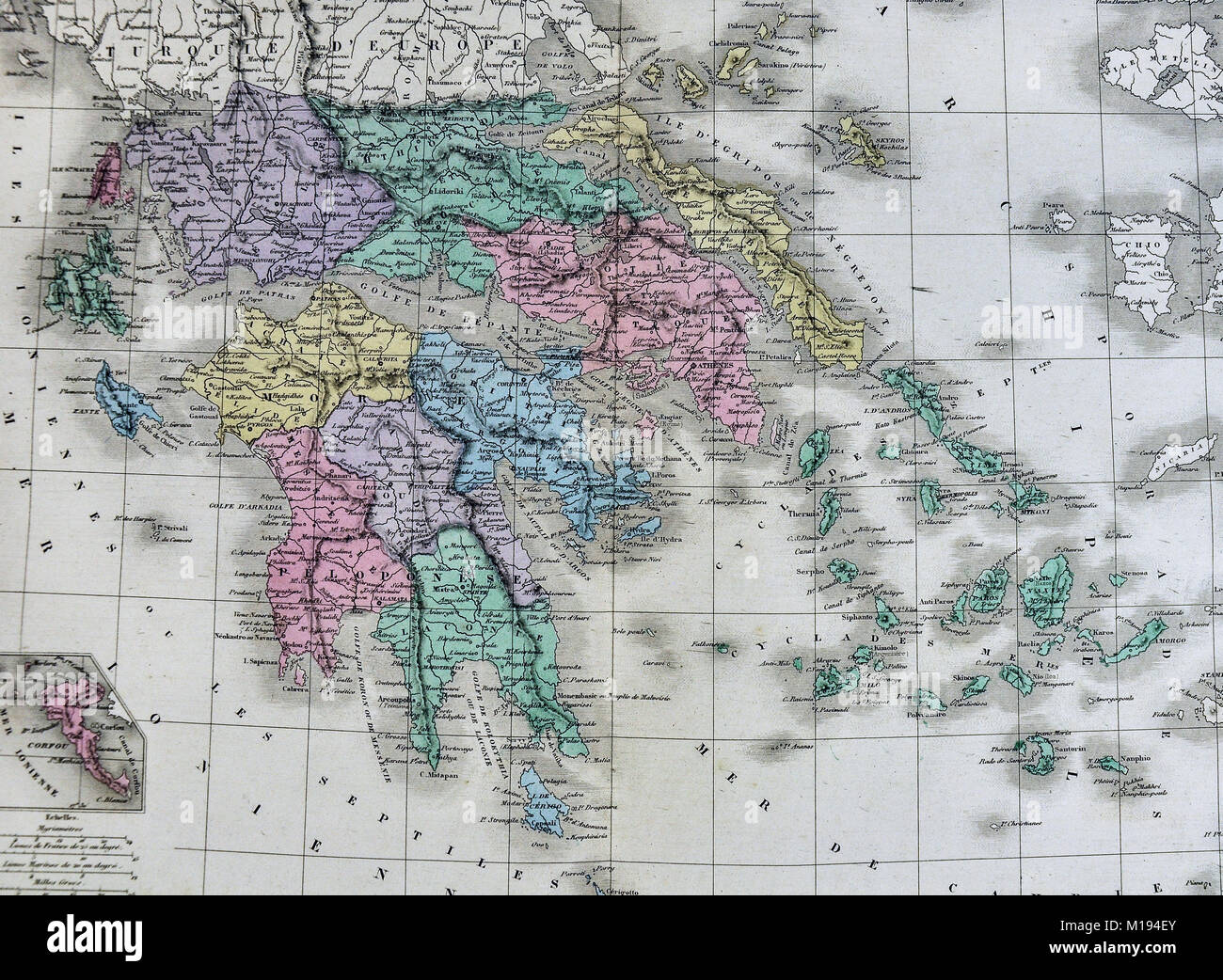 Mappa di atene immagini e fotografie stock ad alta risoluzione - Alamy
