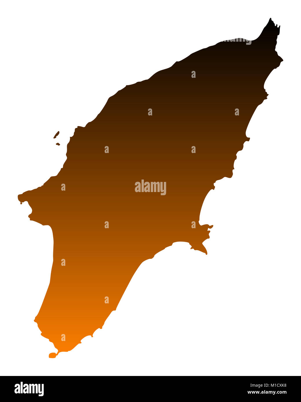 Mappa della grecia marrone immagini e fotografie stock ad alta ...